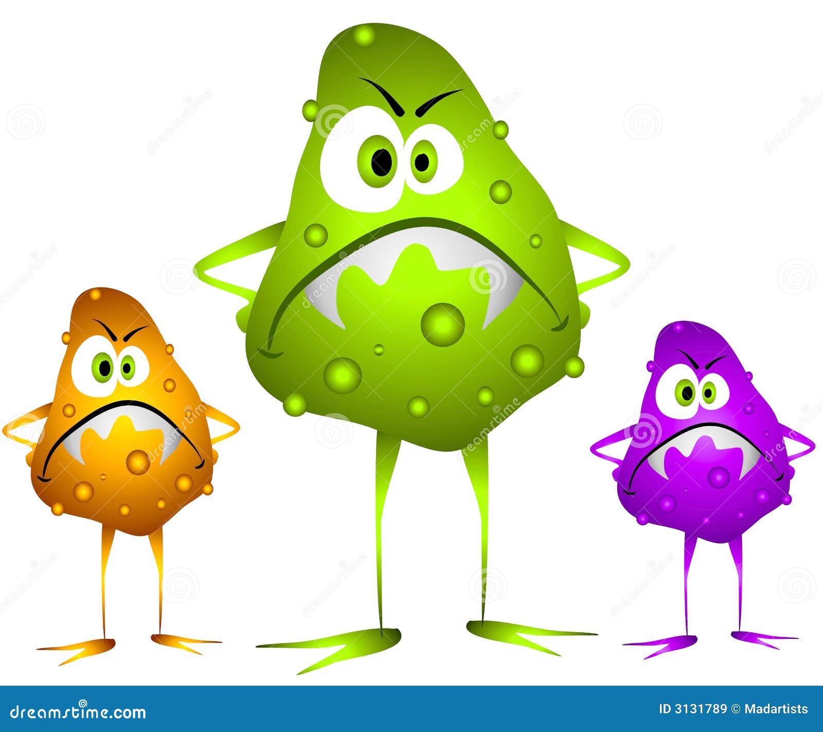 Bactéries 2 De Virus De Germes Illustration Stock - Illustration du ...