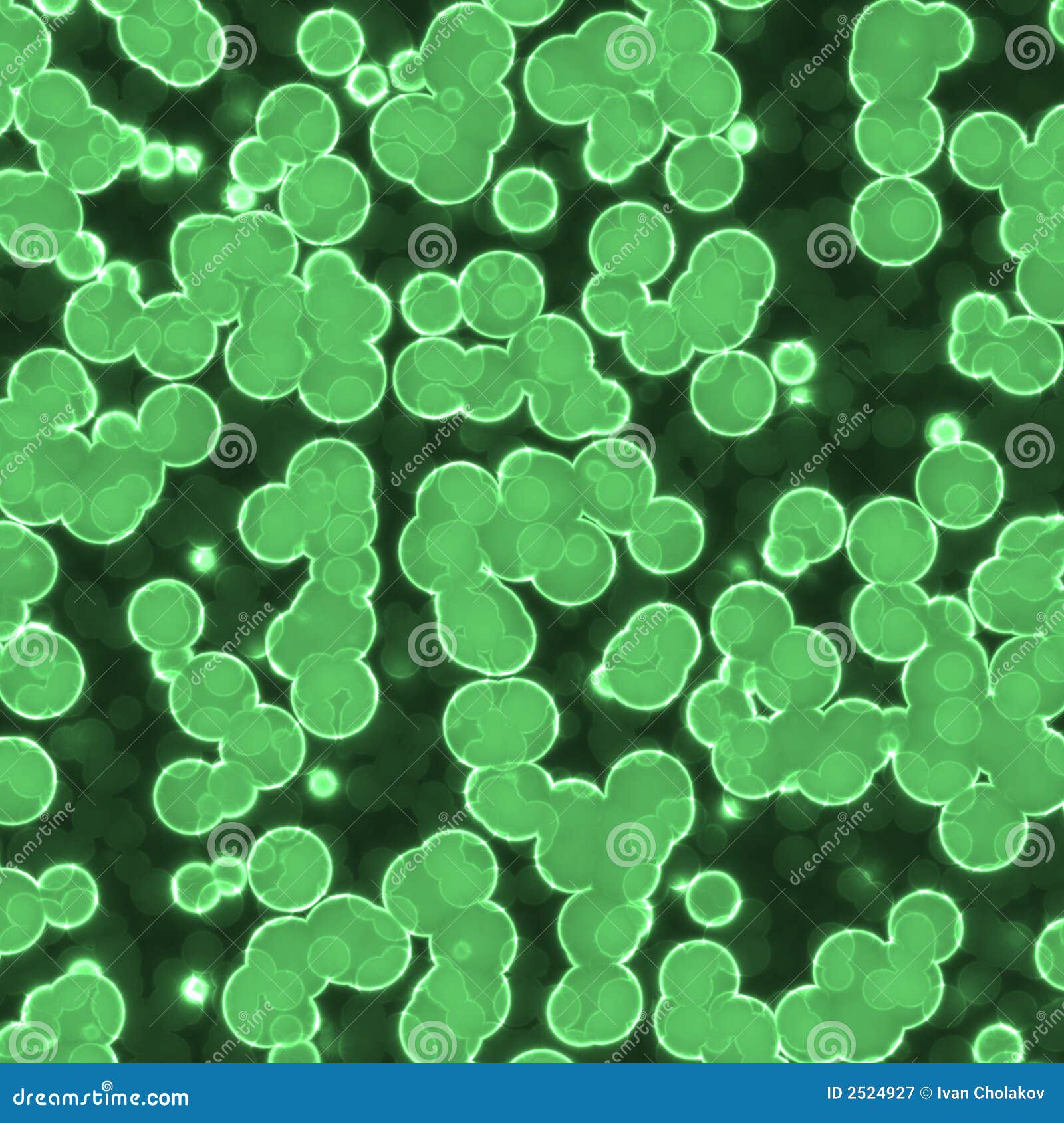 Bacteriën onder microscoop stock illustratie. Illustration of organisch ...