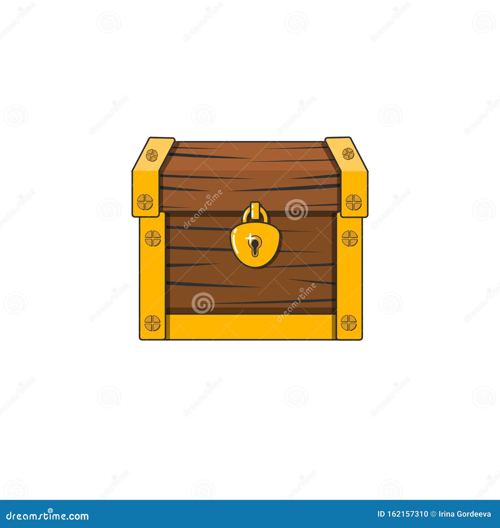 Casket chest box stock illustration. Illustration of money - 162157310