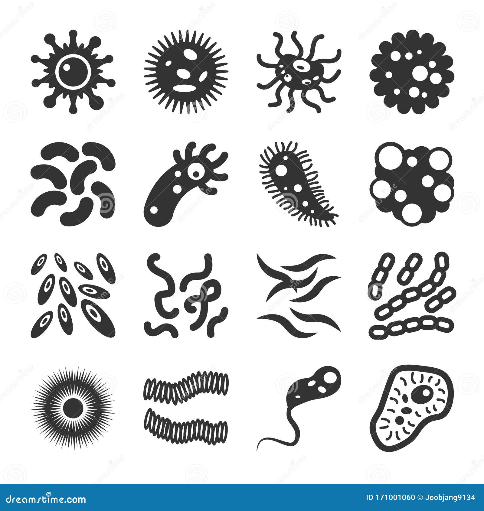 Bacteria And Microbes, Pathogenic Micro-organisms, Various Types Of Bacteria, Background Viruses ...