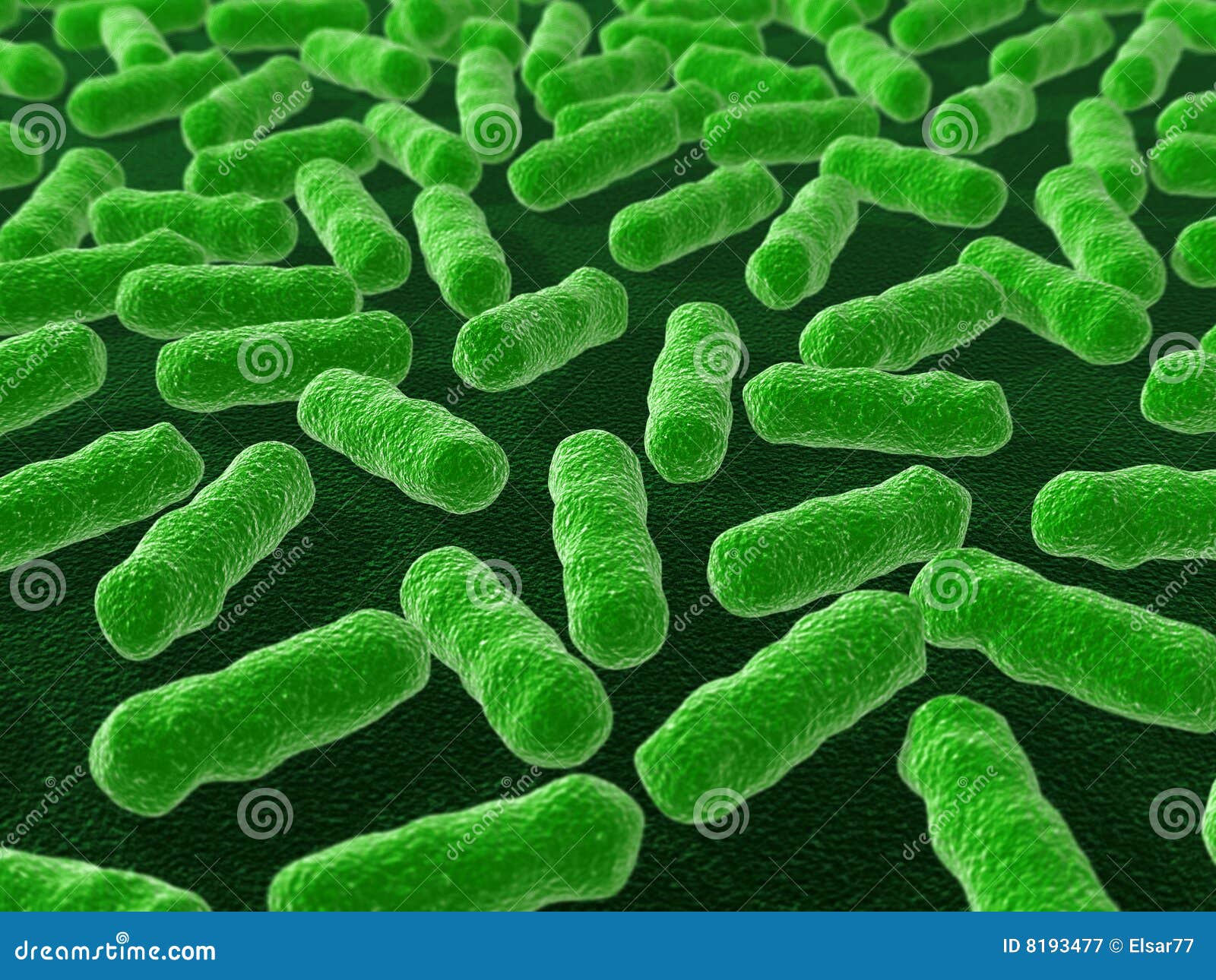 Bacteria stock illustration. Illustration of render, macro - 8193477