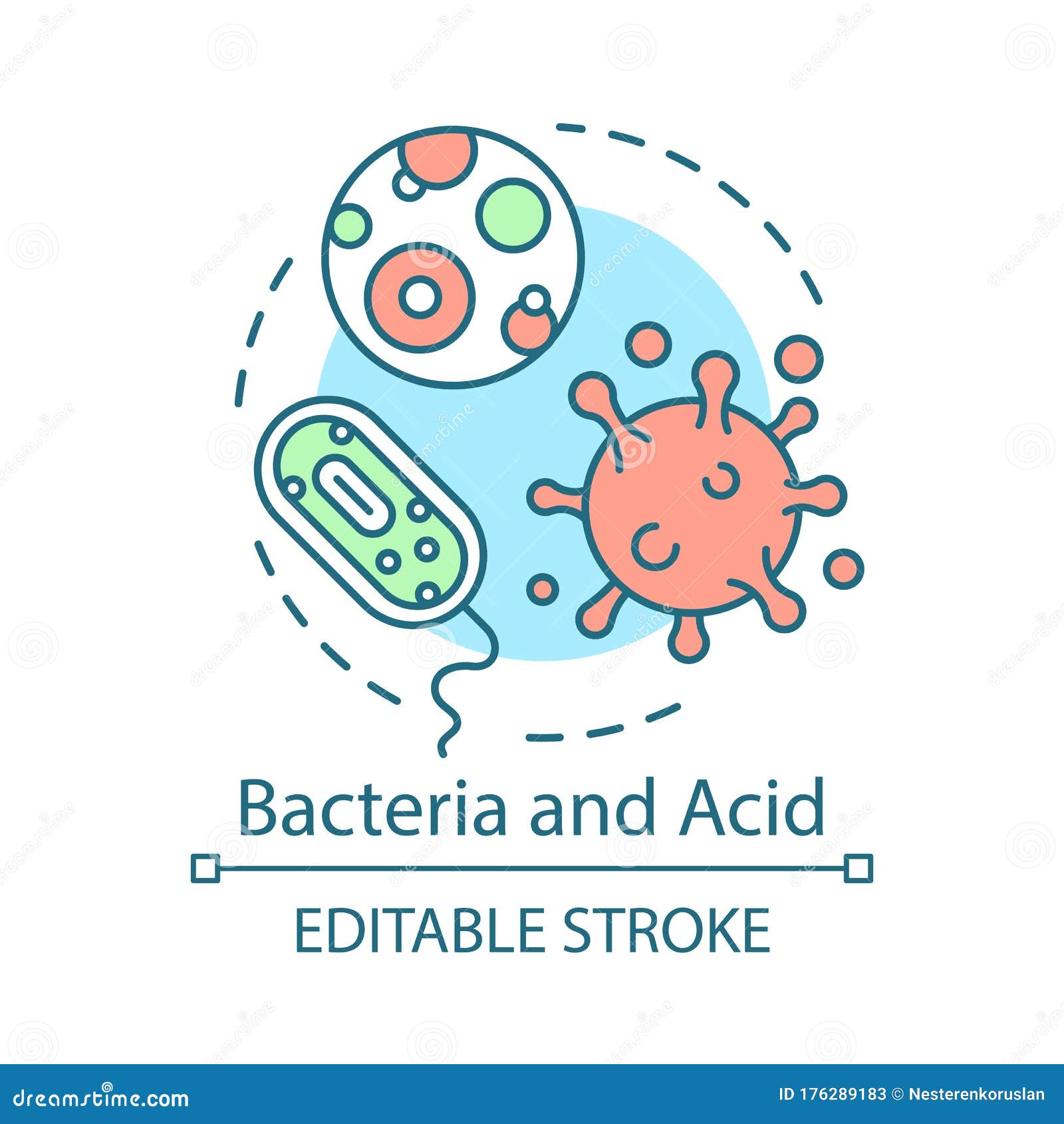 Pathogenic Microflora In The Intestine Background. Dysbacteriosis ...