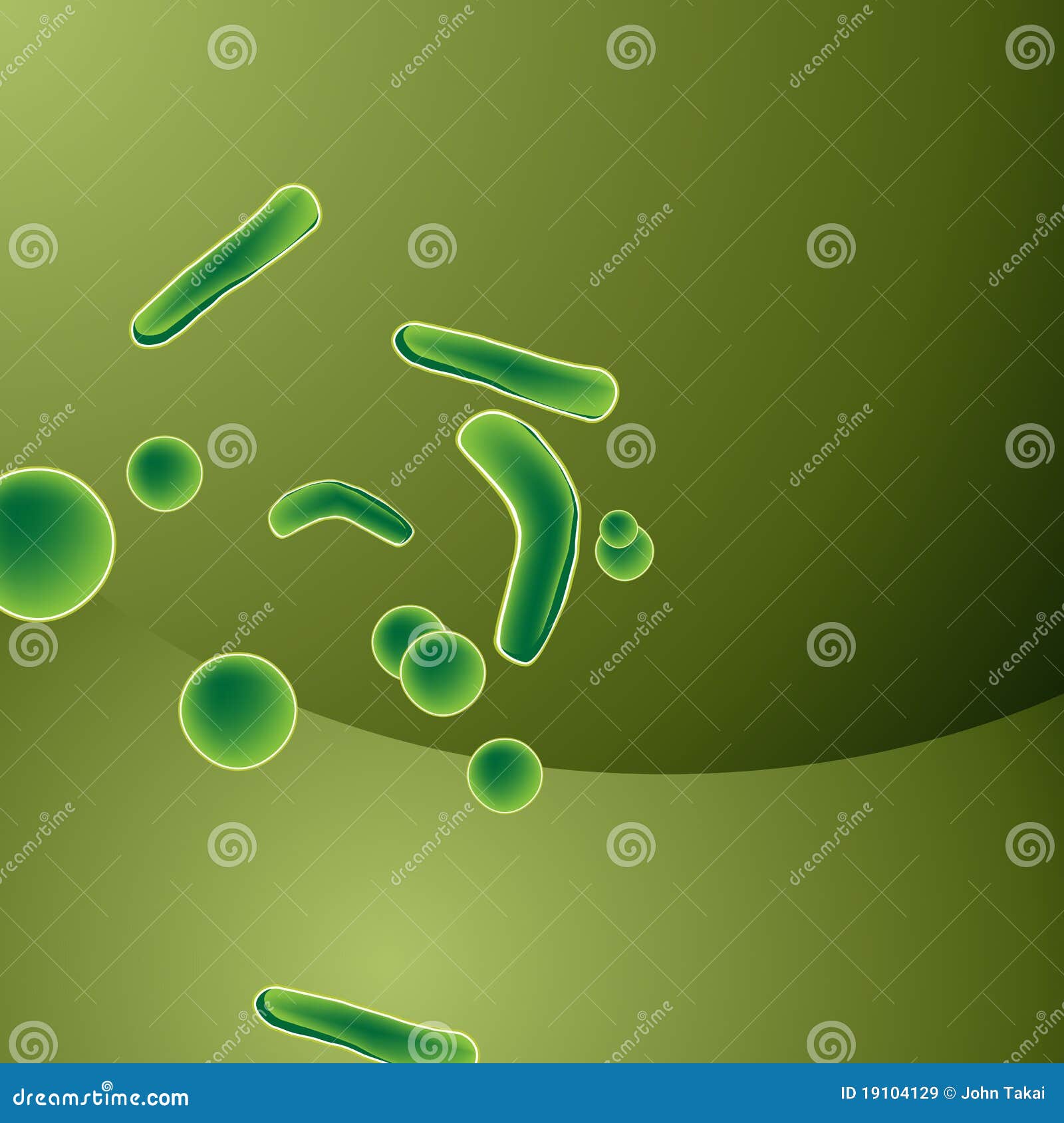 Bacteria Background stock vector. Illustration of germ - 19104129