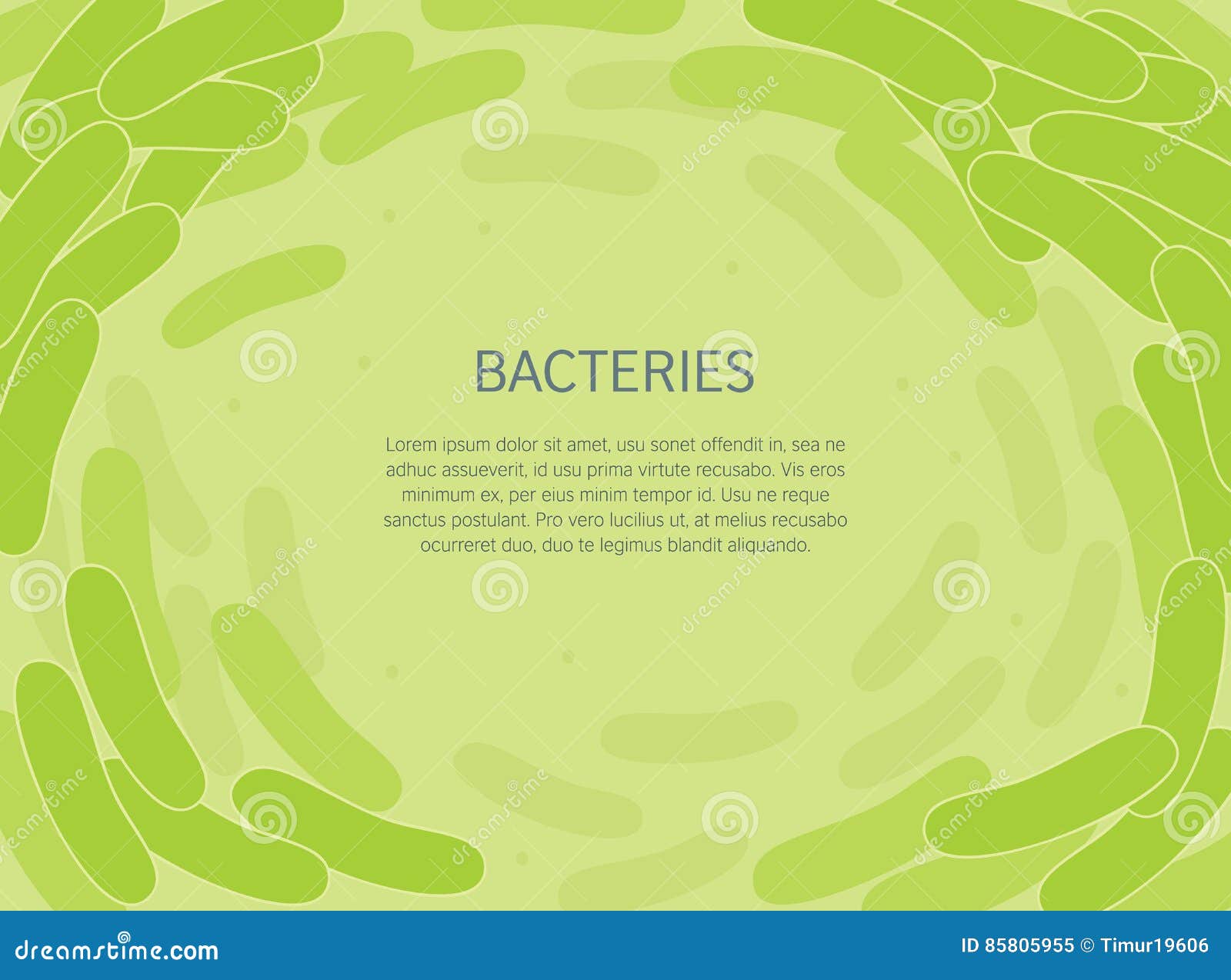 Bacteria background stock vector. Illustration of background - 85805955