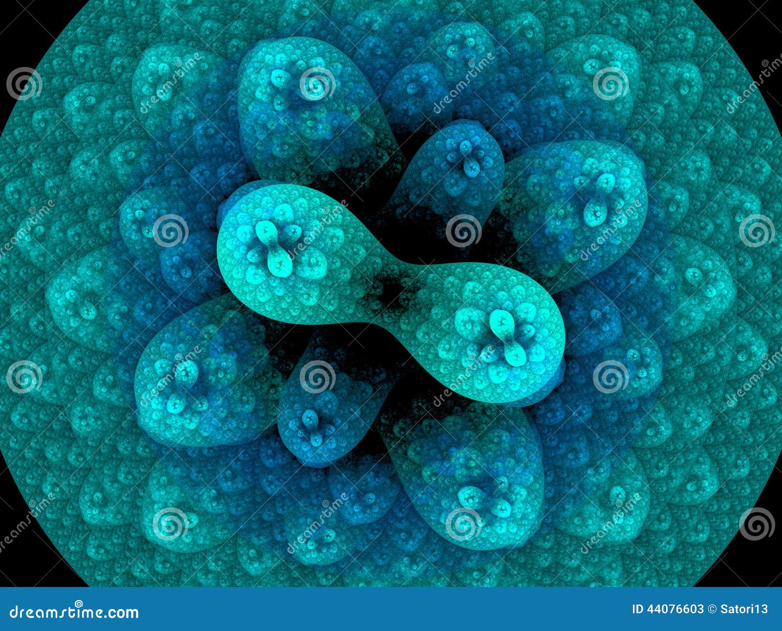 Bacteria Background Render Royalty-Free Illustration | CartoonDealer ...