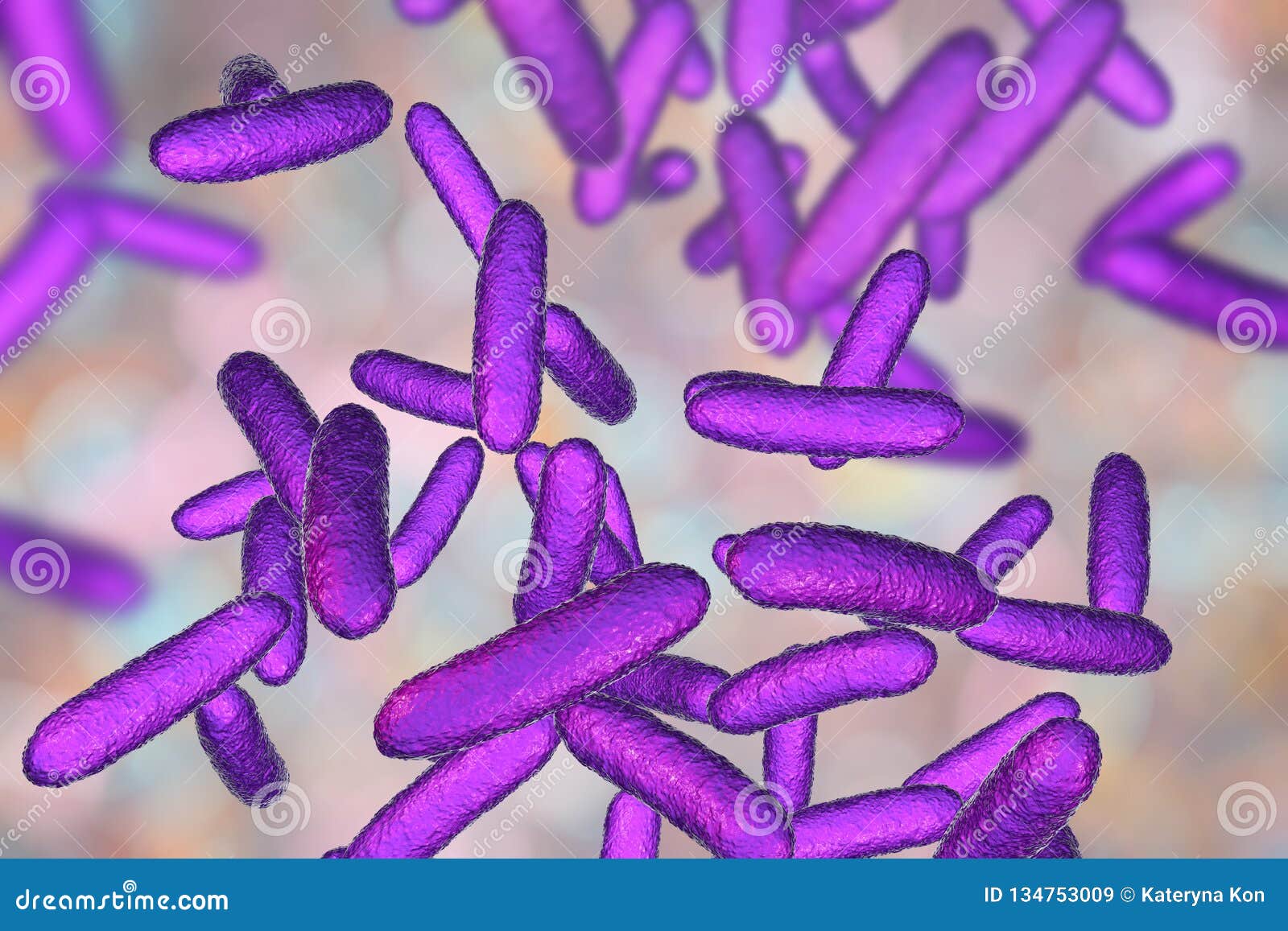 Coliform Microorganism Macro Shot Stock Illustration 105516412
