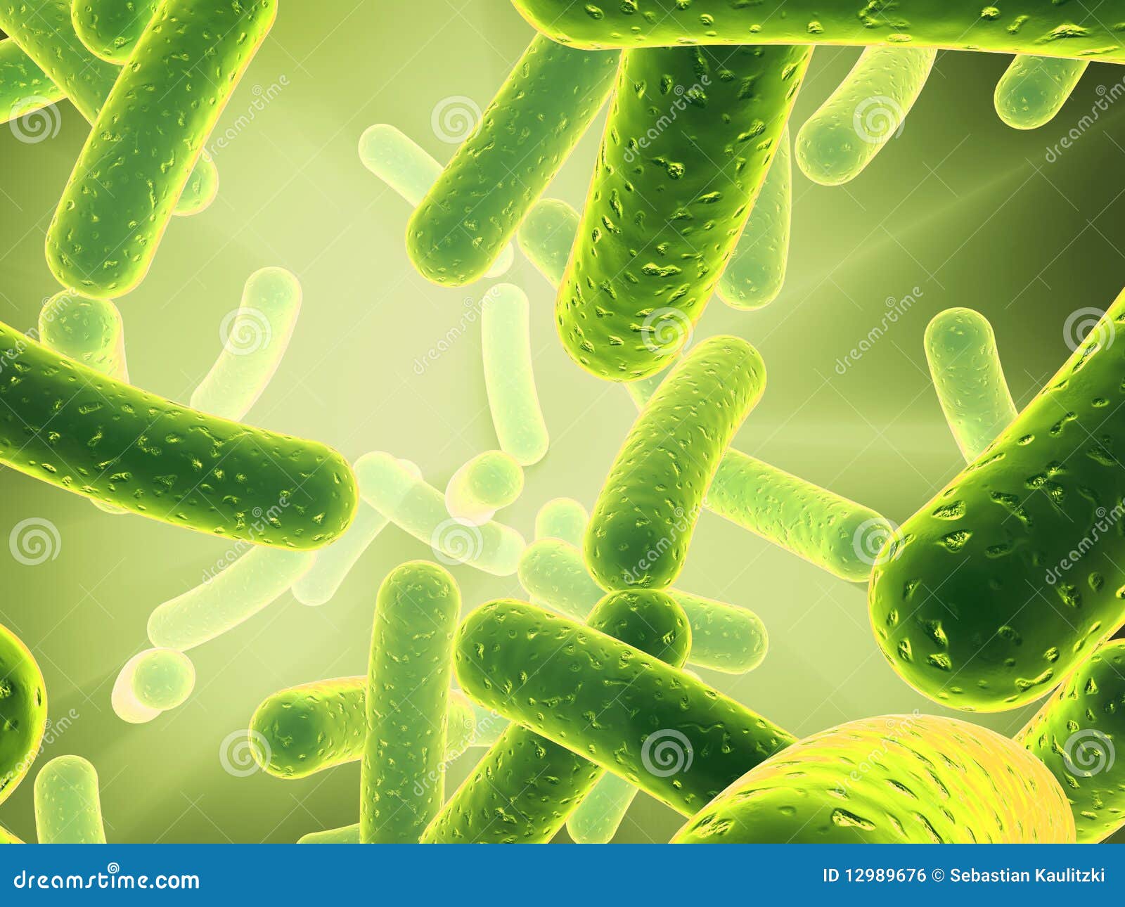 Bacteria - close up stock illustration. Illustration of macro - 12989676