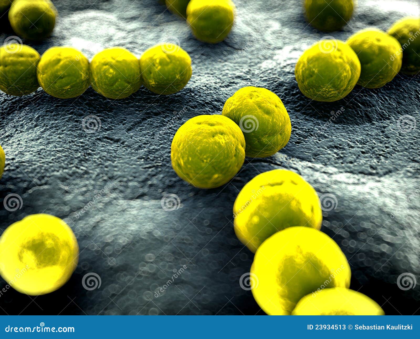 Bacteria close up stock illustration. Illustration of rendering - 23934513