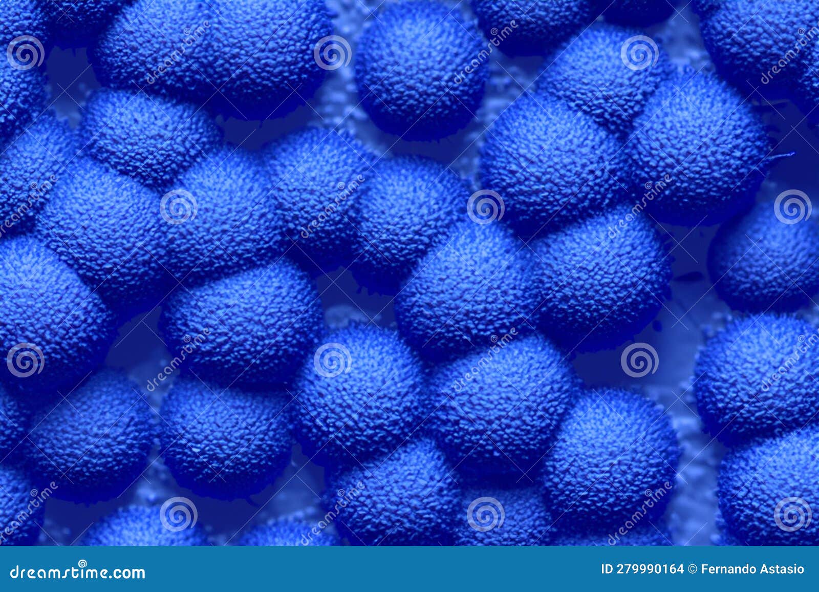Bacteria. Close Up of 3d Microscopic Bacteria. Bacteria Colony ...