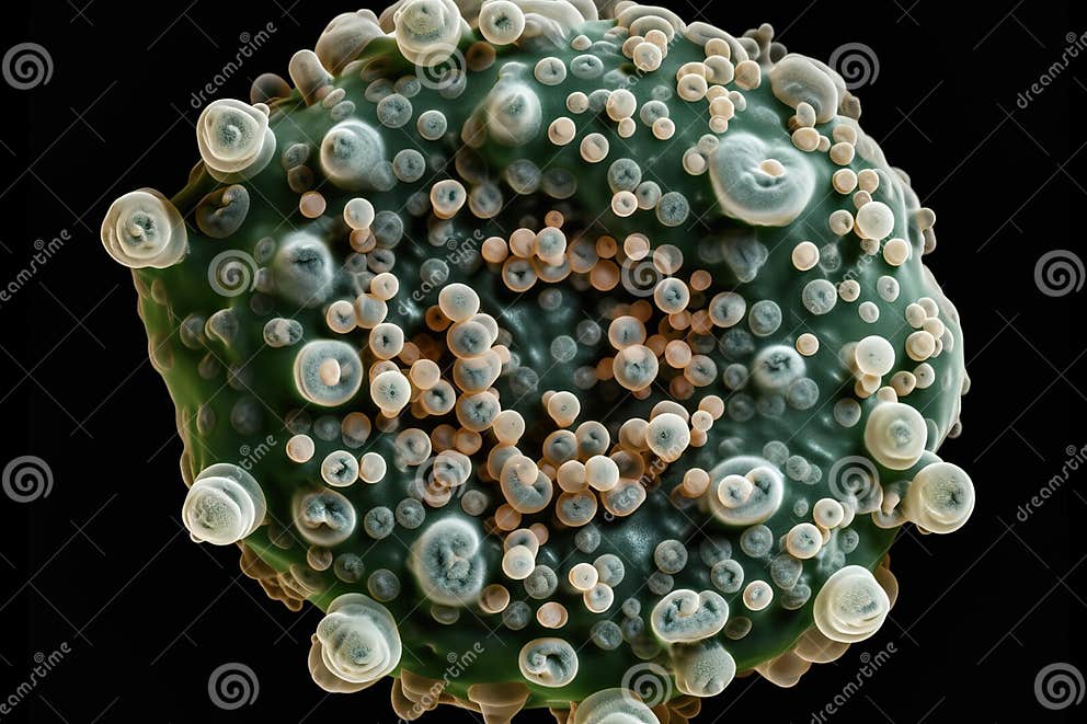 Bacteria of the Deadly Smallpox Virus, Generative AI Stock Photo ...