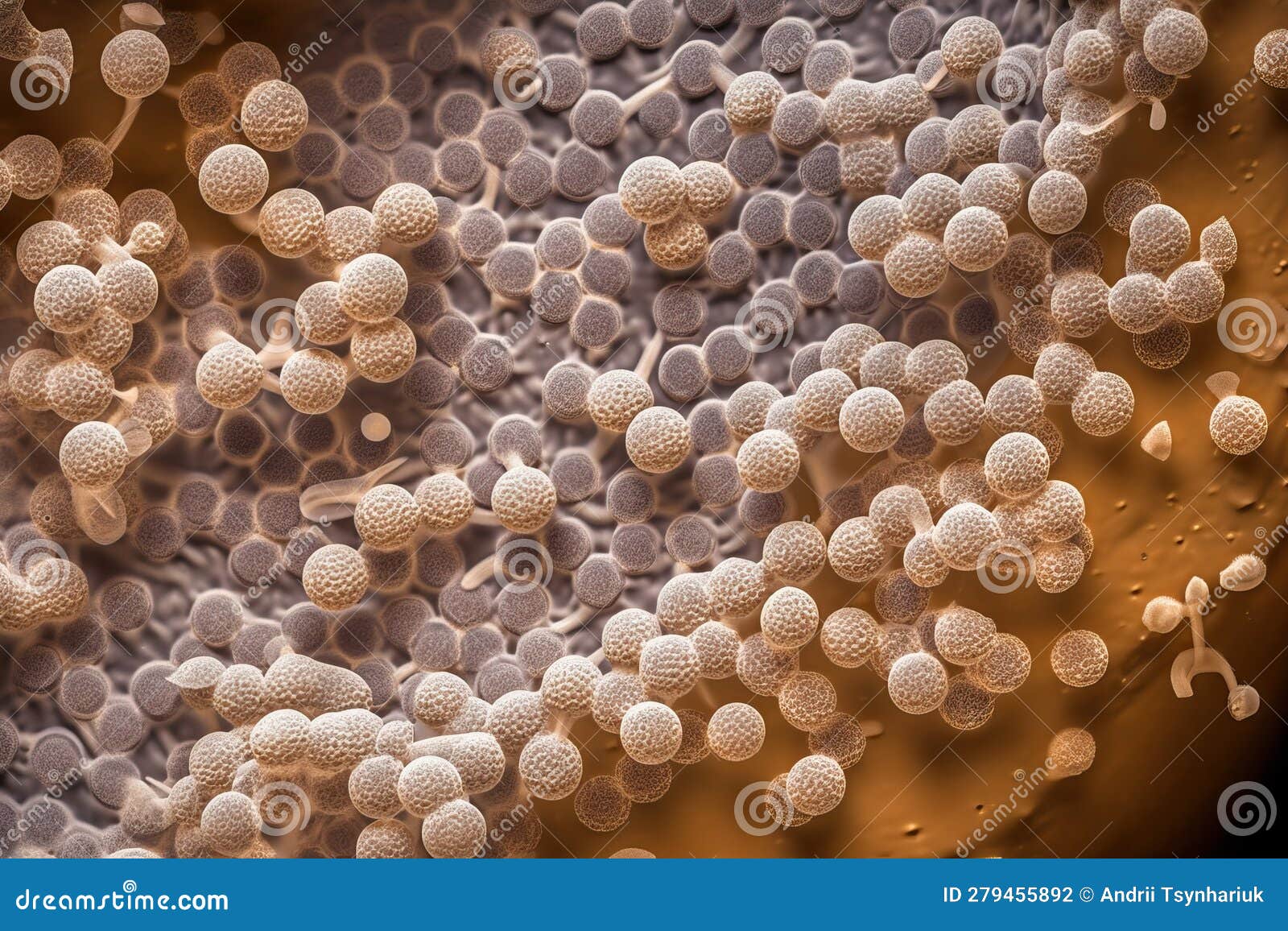 Bacteria of the Deadly Smallpox Virus, Generative AI Stock Photo ...
