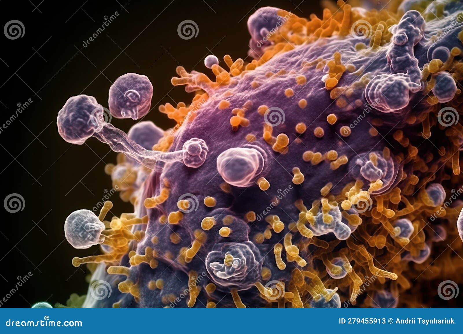 Bacteria of the Deadly Smallpox Virus, Generative AI Stock Image ...