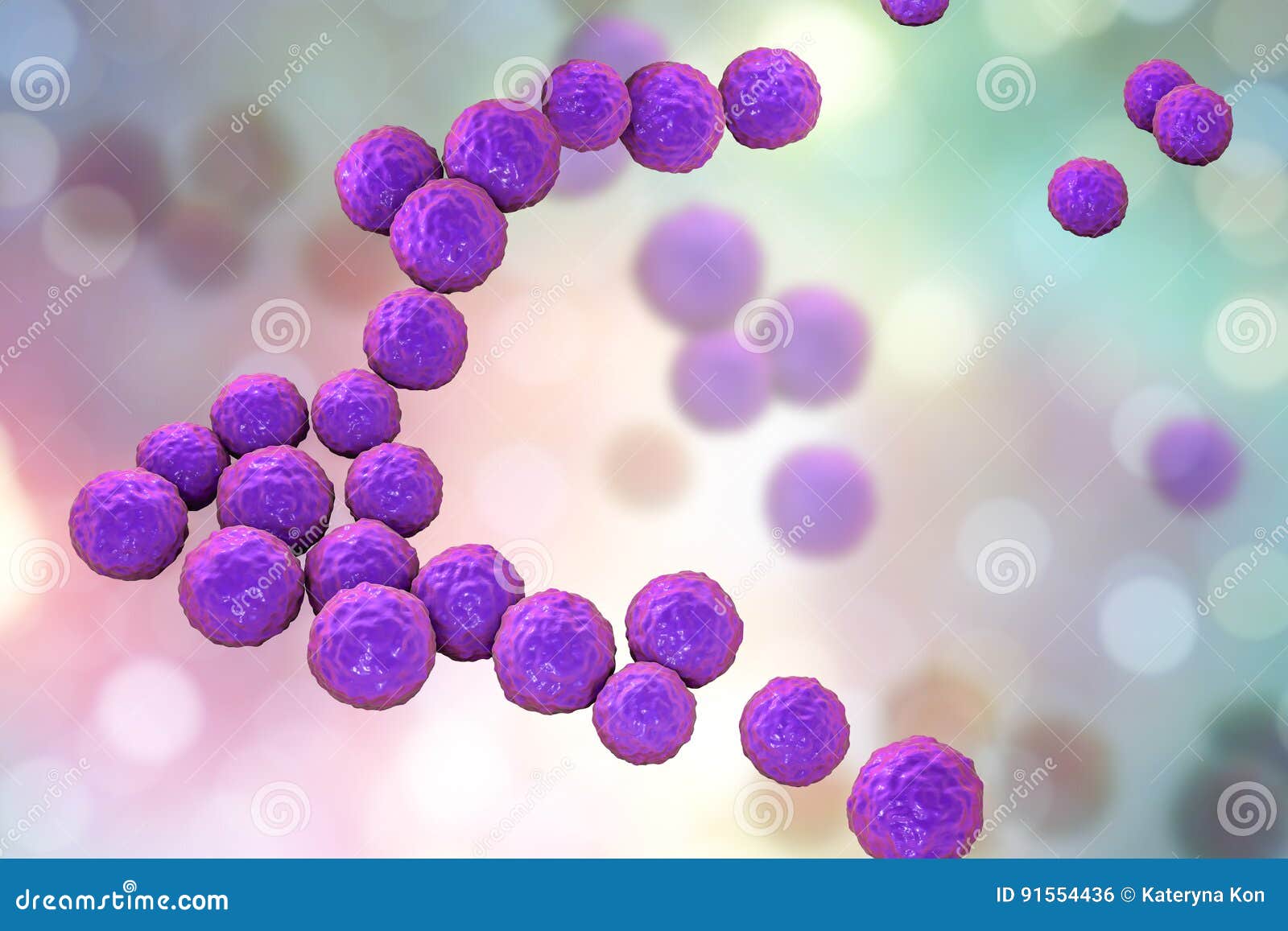 Bacteria Enterococcus, Illustration Stock Illustration - Illustration ...
