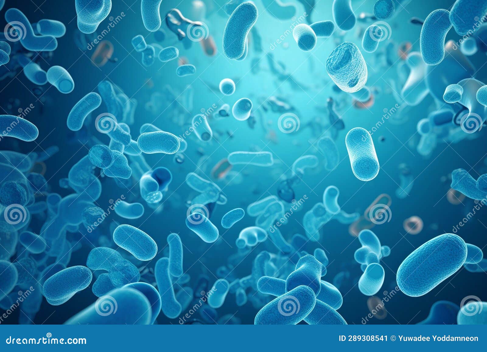 Bacteria, Germs that Form Many Stock Illustration - Illustration of ...