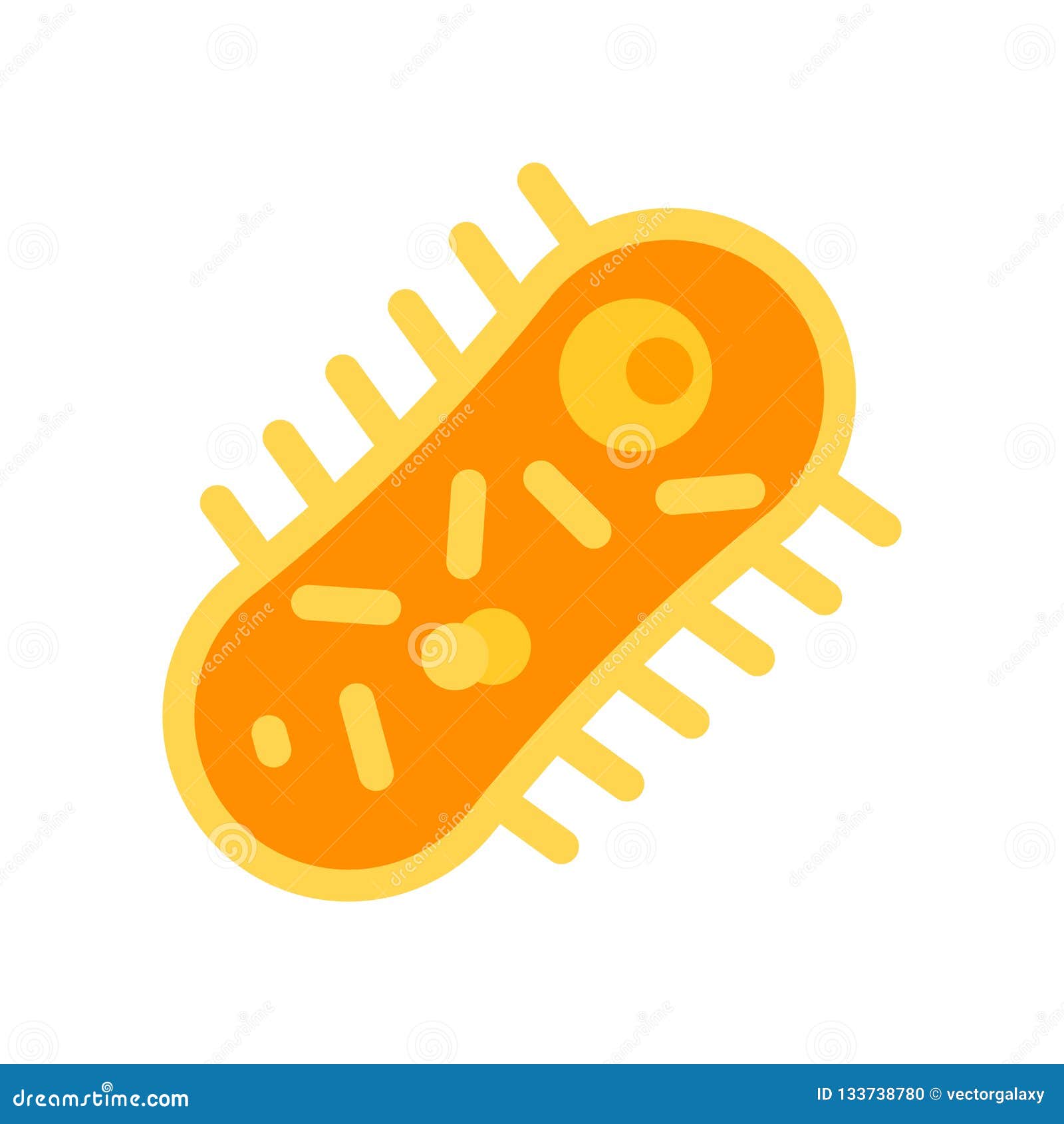Bacteria Icon Vector Sign and Symbol Isolated on White Background ...