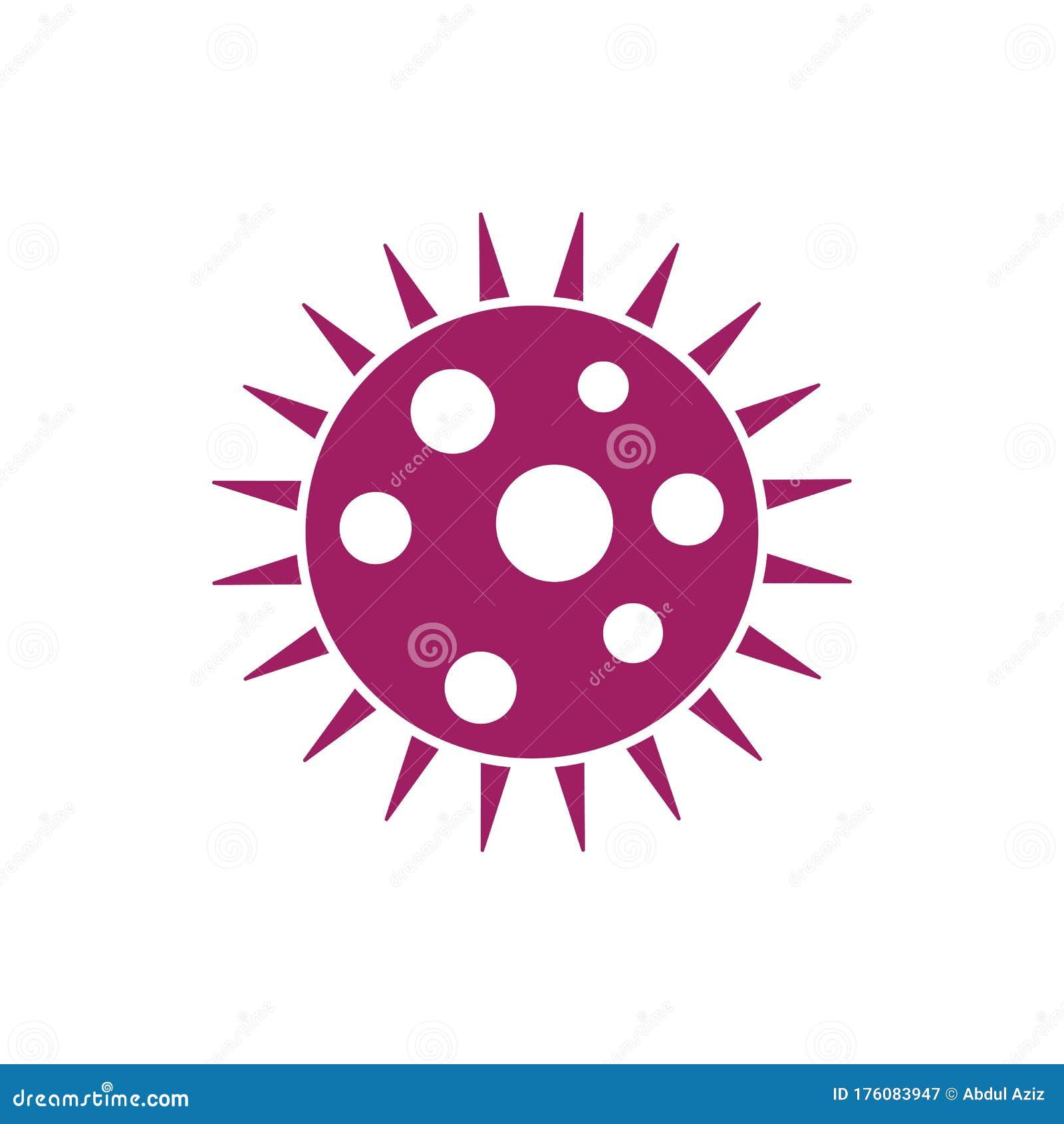 Bacteria Illustration Logo Vector Stock Vector - Illustration of ...