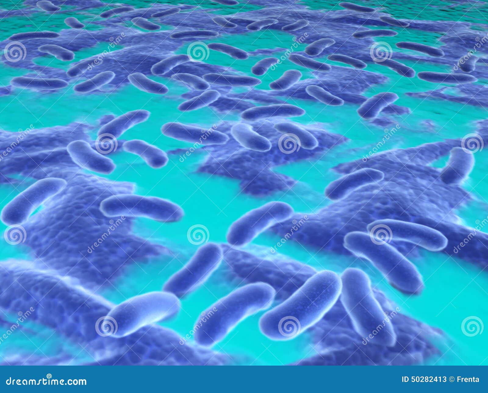Bacteria in the liquid stock illustration. Illustration of healthcare ...
