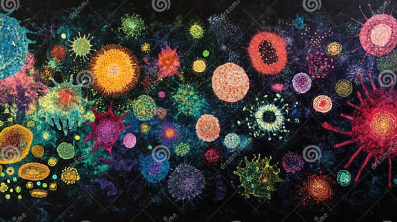 Bacteria and Microbes Display Vibrant Colors in a Diverse Array of ...