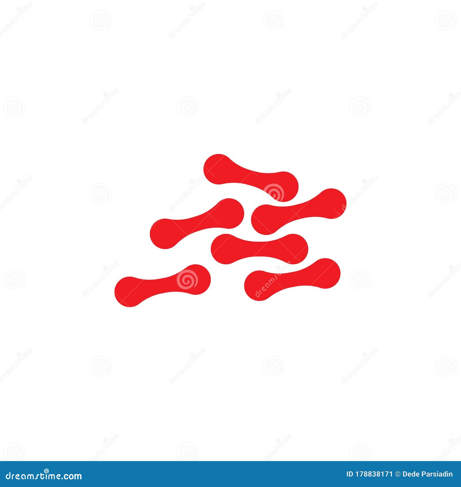 Bacteria, Microbes and Viruses Logo Vector Icon Illustration Design ...