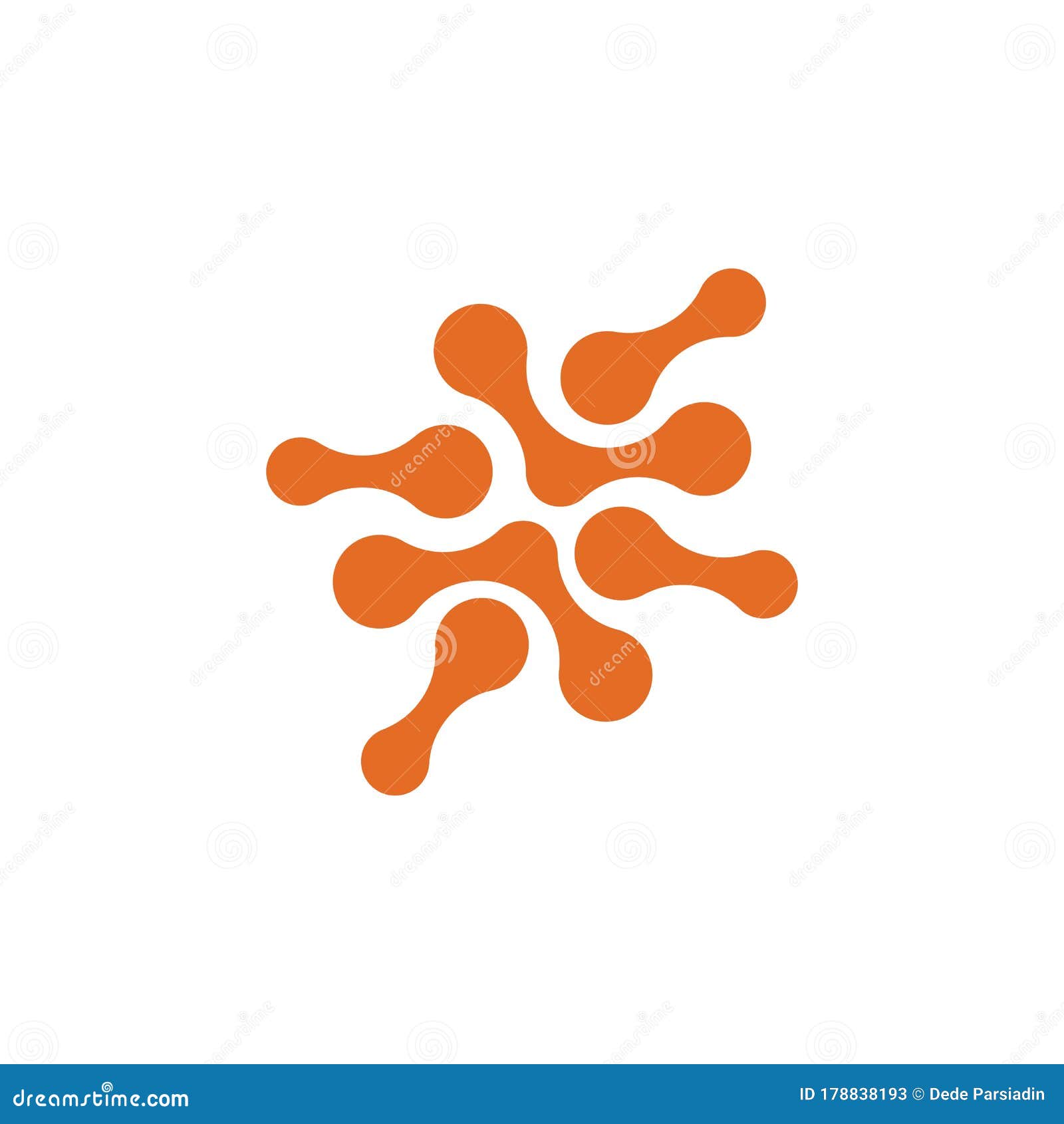 Bacteria, Microbes and Viruses Logo Vector Icon Illustration Design ...