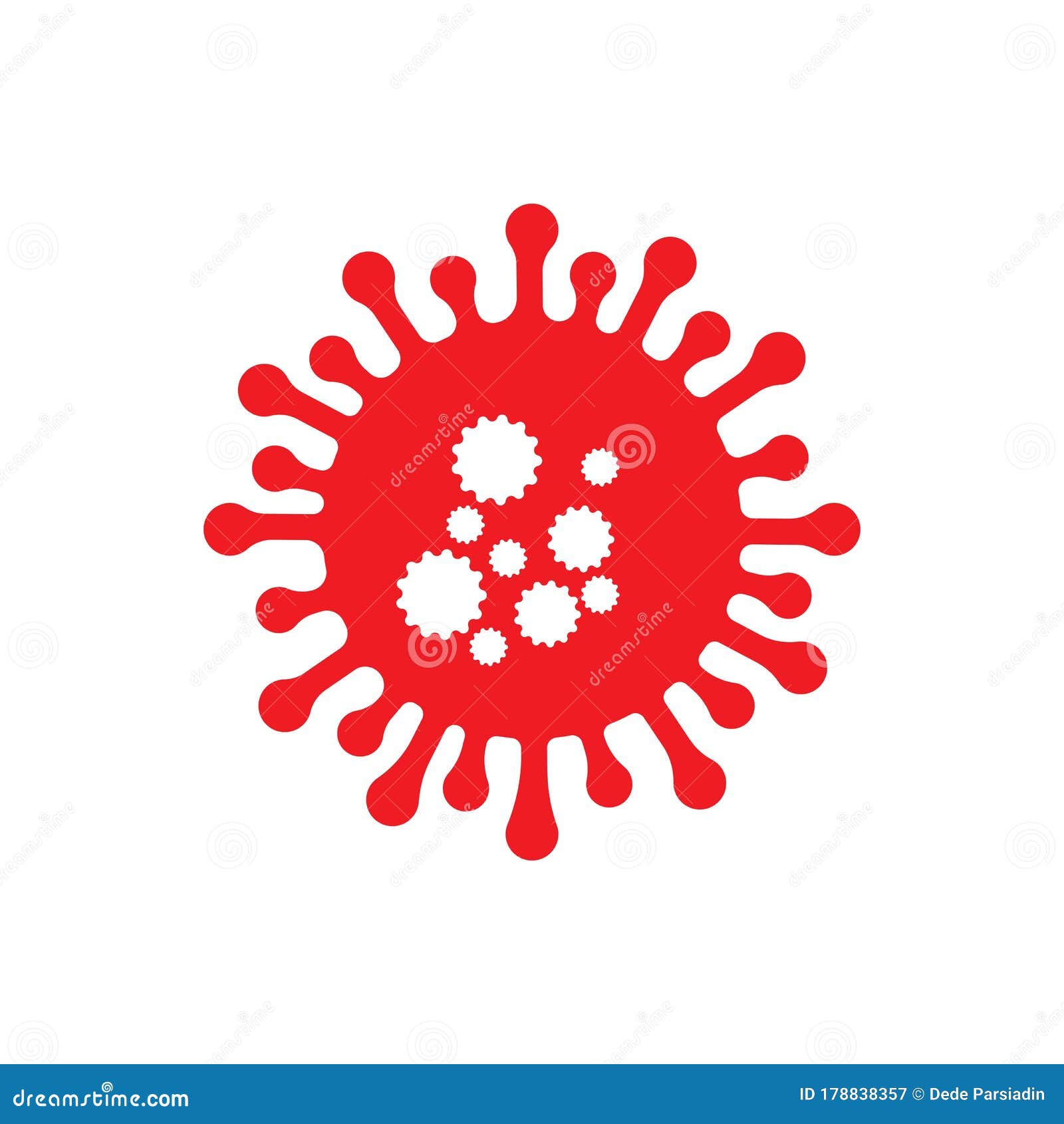 Bacteria, Microbes and Viruses Logo Vector Icon Illustration Design ...