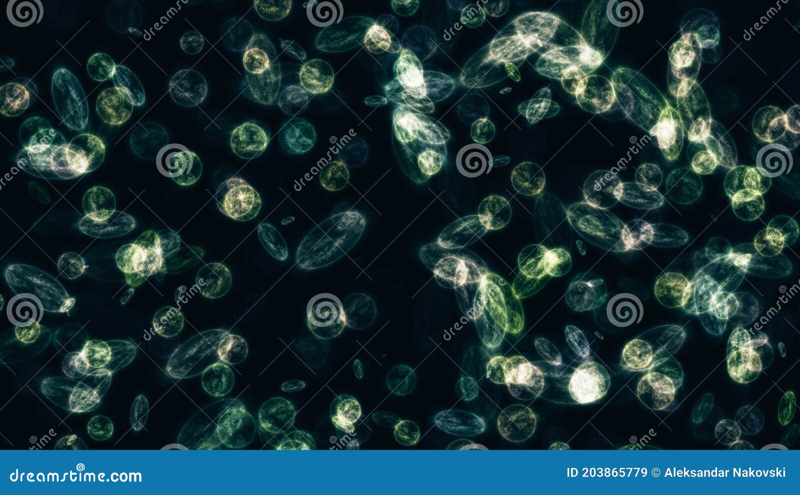 Bacteria Microorganisms Microscope Close Up Stock Illustration ...