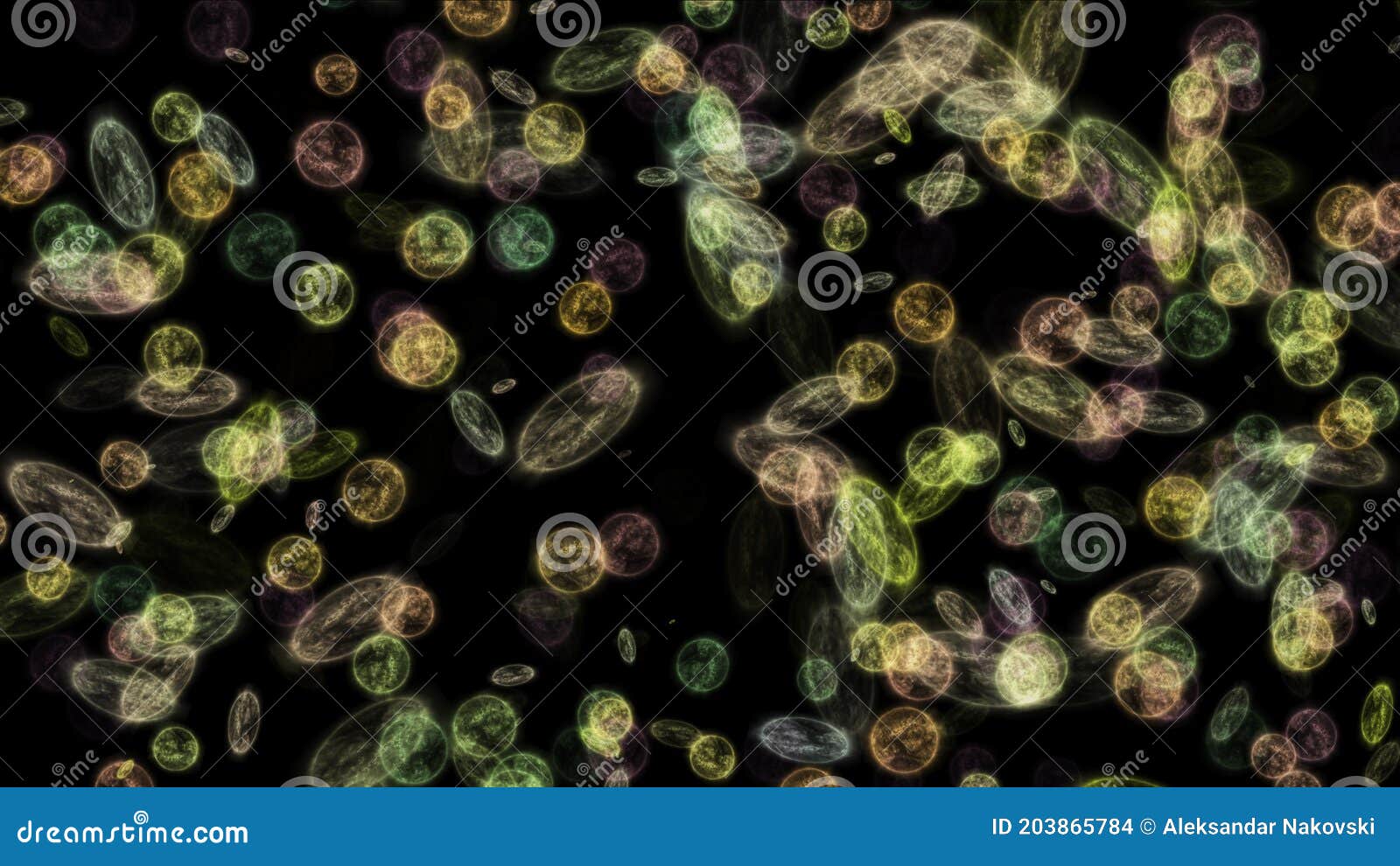 Bacteria Microorganisms Microscope Close Up Stock Illustration ...