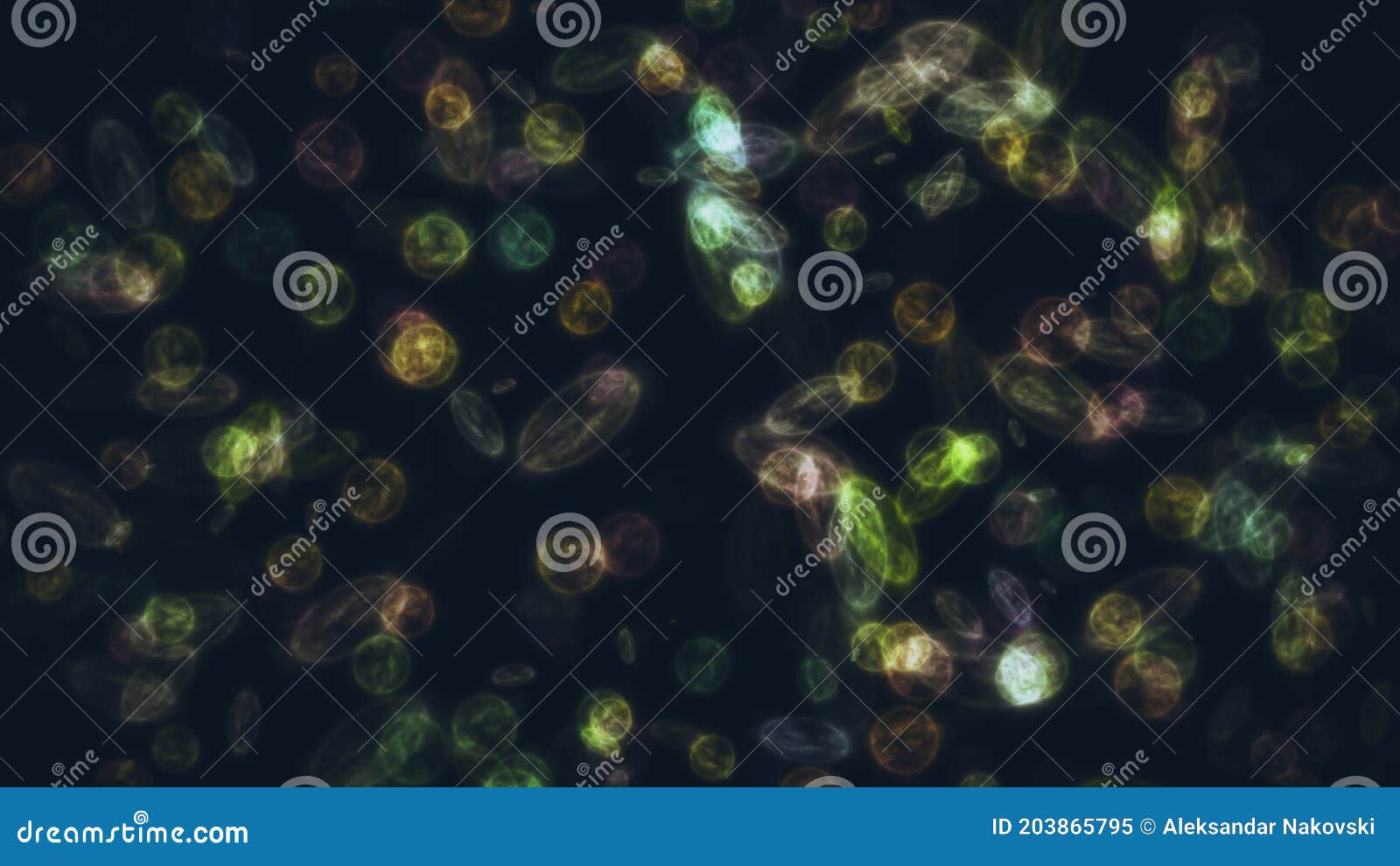 Bacteria Microorganisms Microscope Close Up Stock Illustration ...