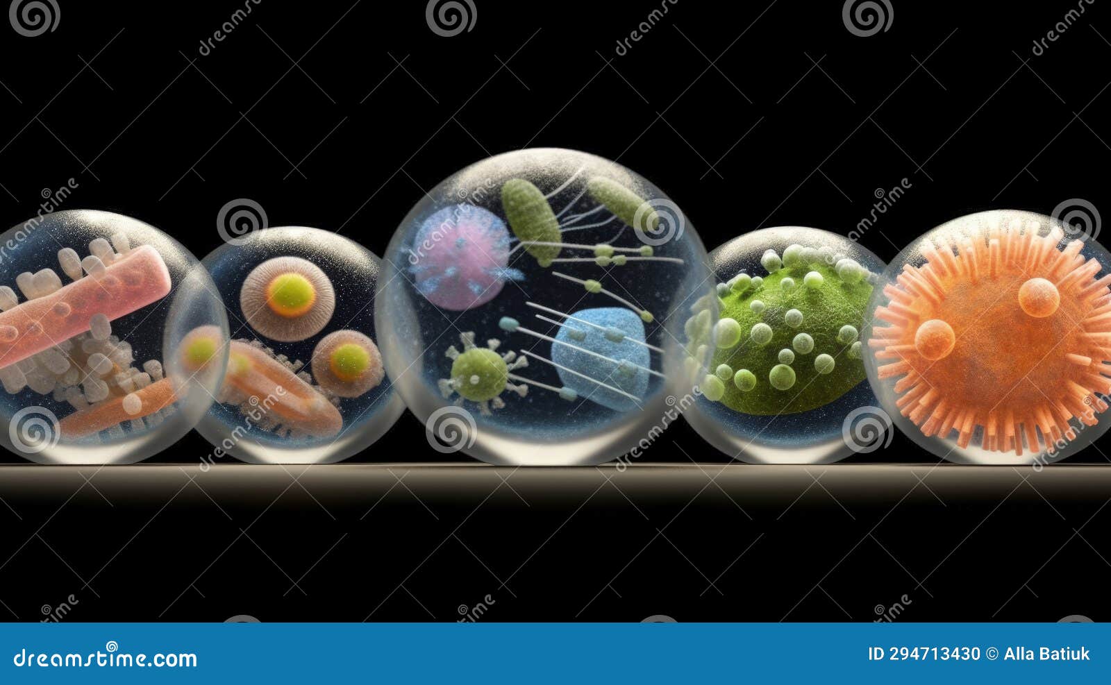 Bacteria, Microscopic Unicellular Organisms, Microorganism, Under ...