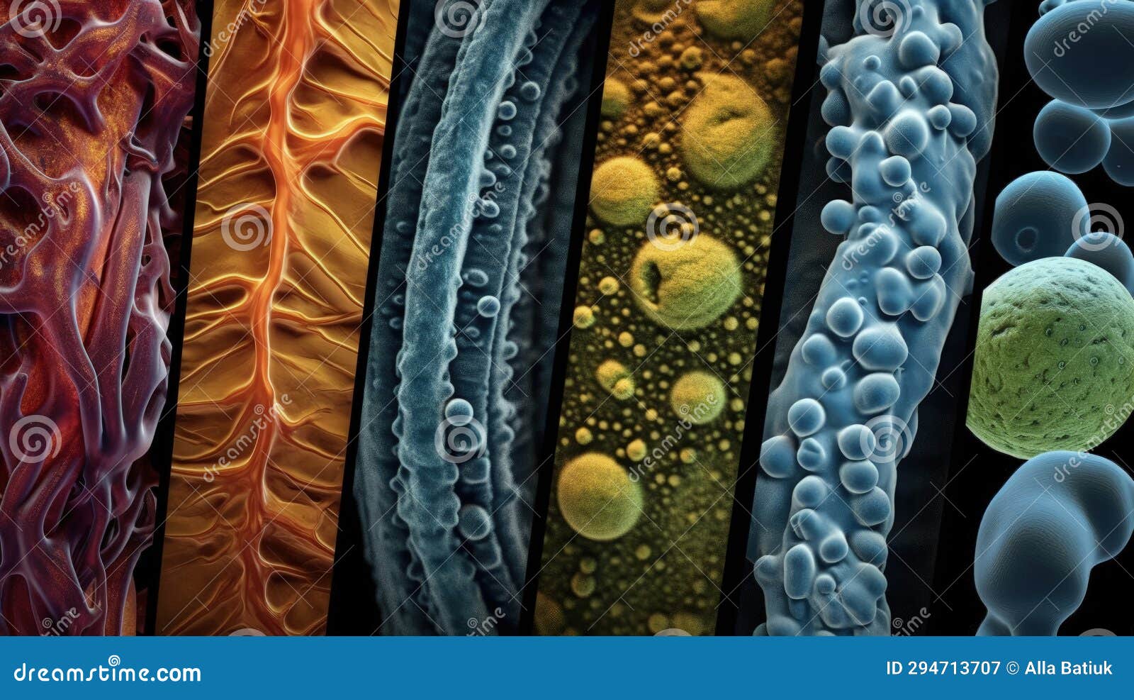 Bacteria, Microscopic Unicellular Organisms, Microorganism, Under ...