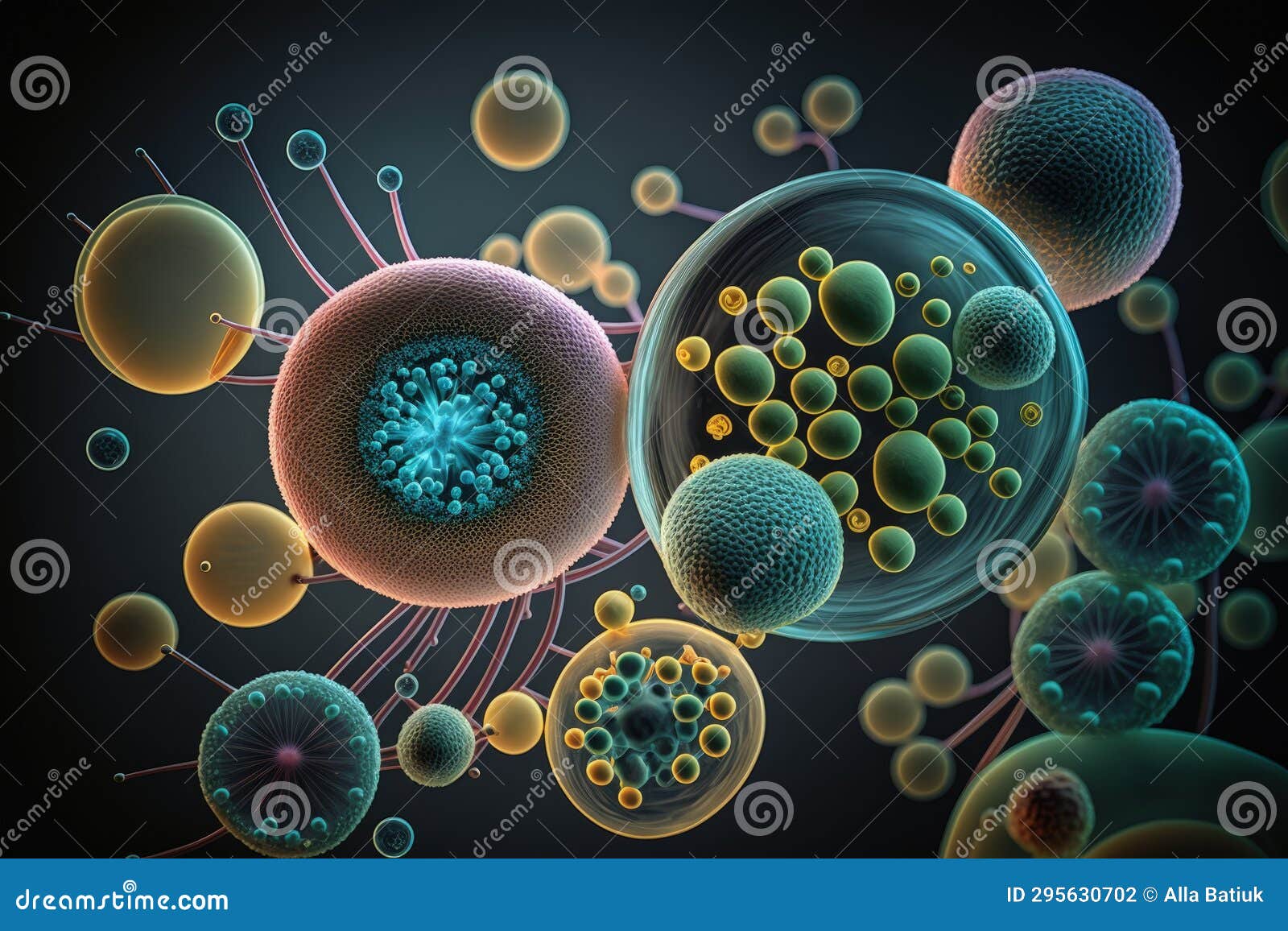 Bacteria, Microscopic Unicellular Organisms, Microorganism, Under ...