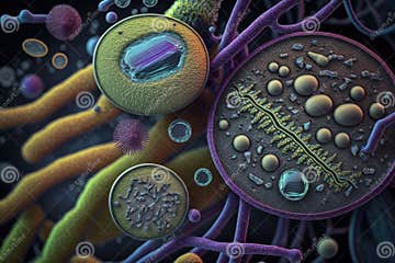 Bacteria, Microscopic Unicellular Organisms, Microorganism, Under ...