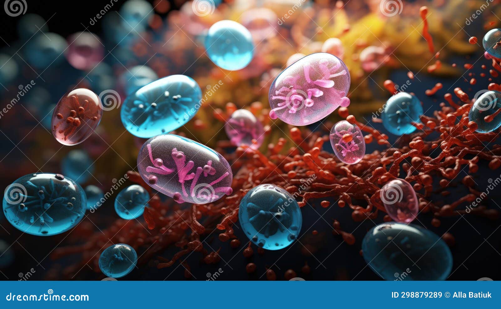 Bacteria, Microscopic Unicellular Organisms, Microorganism, Under ...
