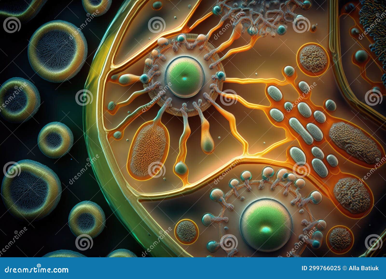 Bacteria, Microscopic Unicellular Organisms, Microorganism, Under ...