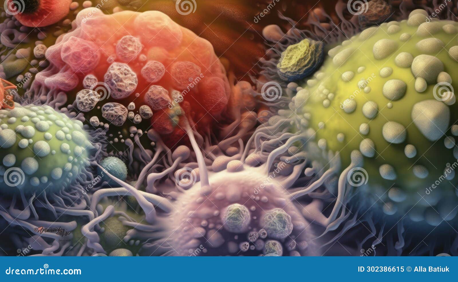 Bacteria, Microscopic Unicellular Organisms, Microorganism, Under ...