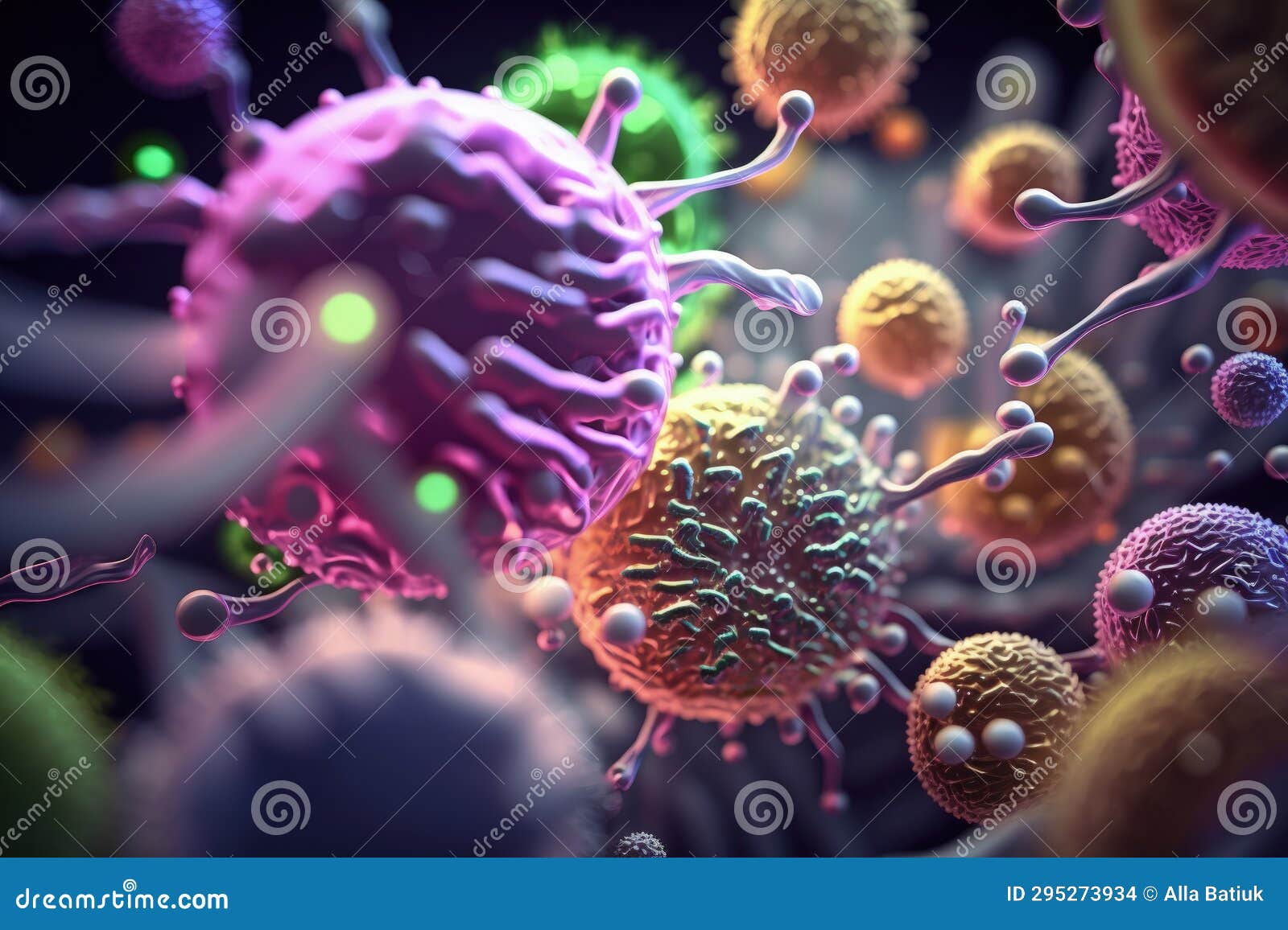 Bacteria, Microscopic Unicellular Organisms, Microorganism, Under ...