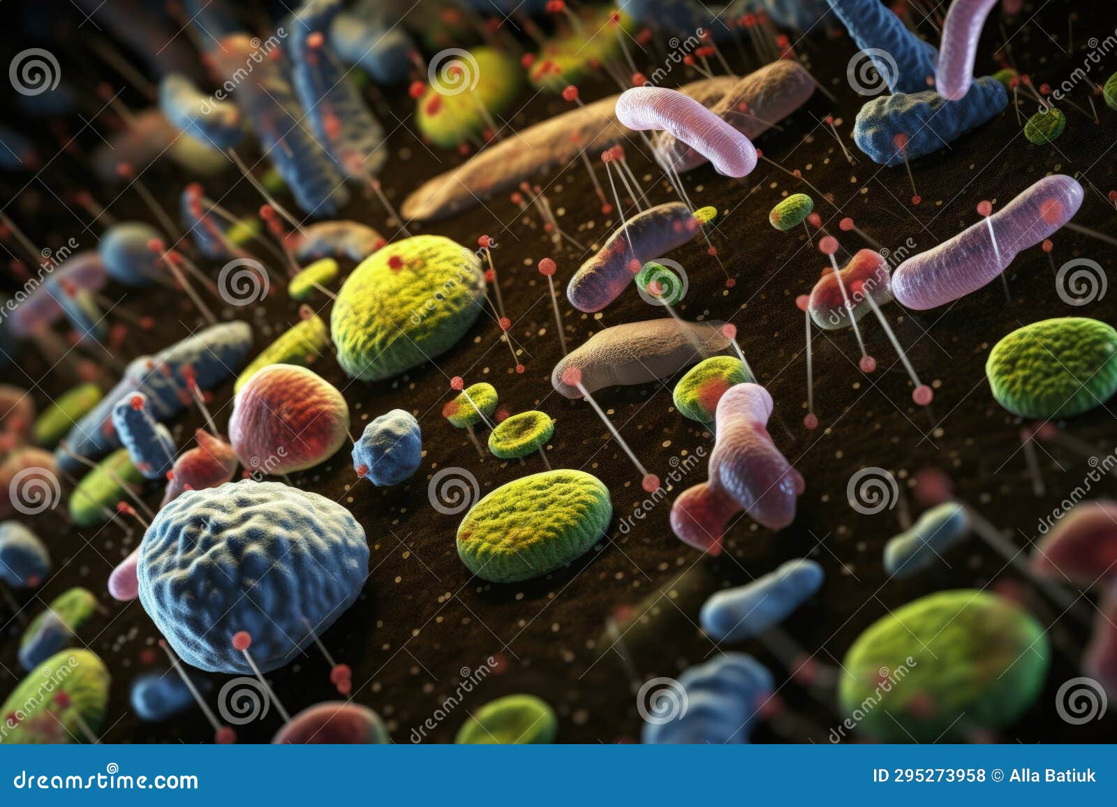Bacteria, Microscopic Unicellular Organisms, Microorganism, Under ...