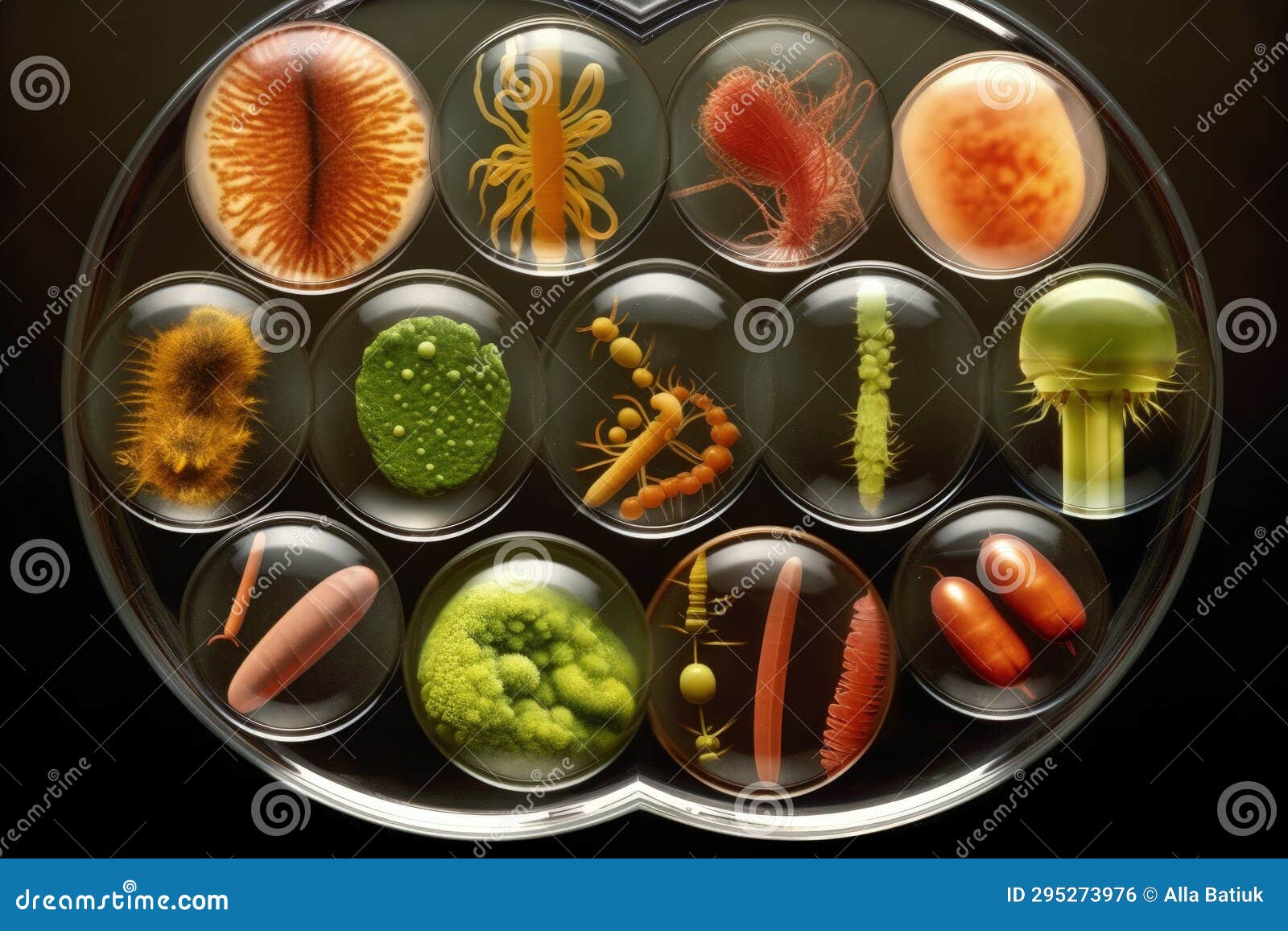 Bacteria, Microscopic Unicellular Organisms, Microorganism, Under ...