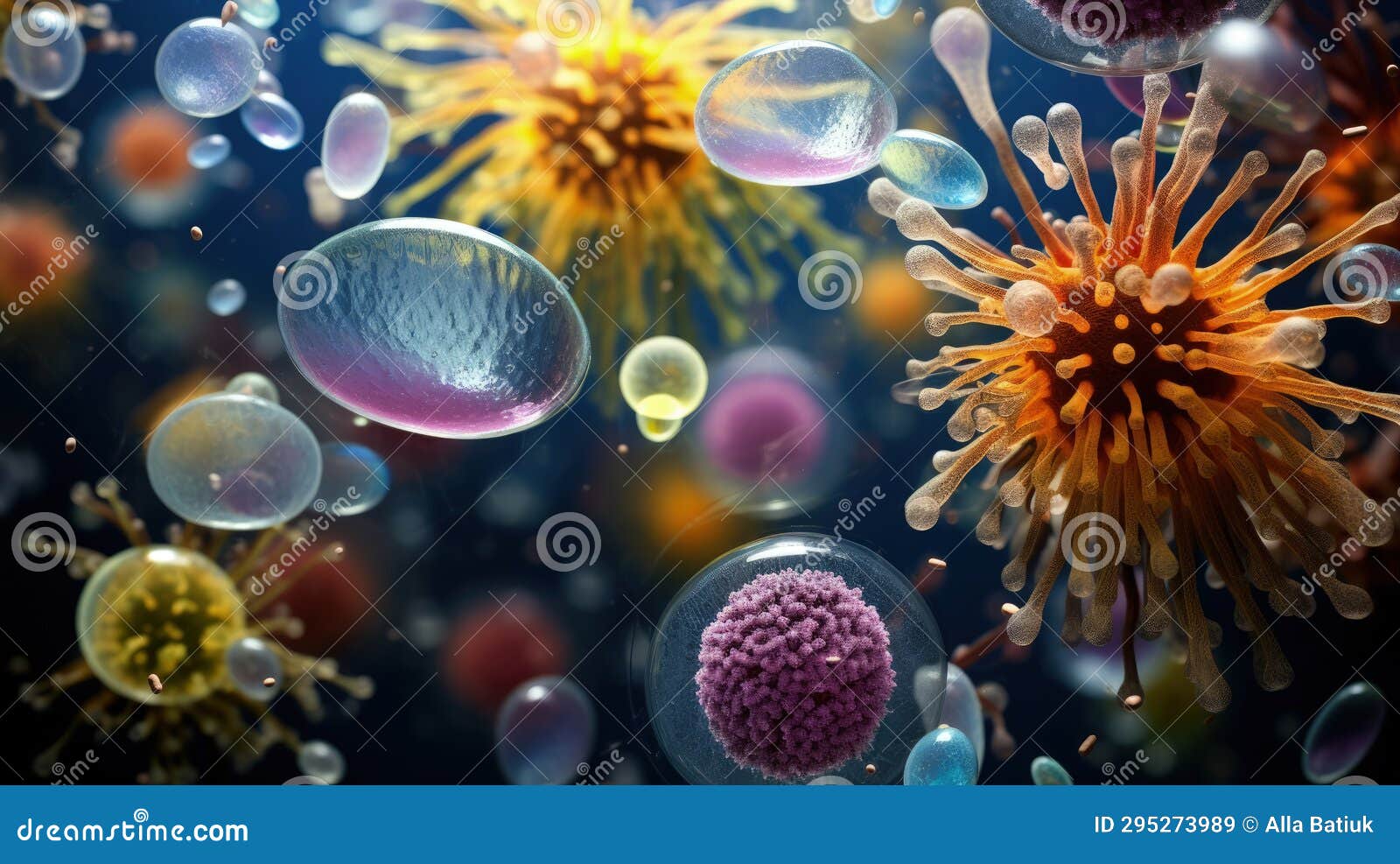 Bacteria, Microscopic Unicellular Organisms, Microorganism, Under ...