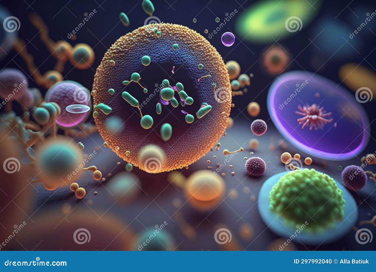 Bacteria, Microscopic Unicellular Organisms, Microorganism, Under ...
