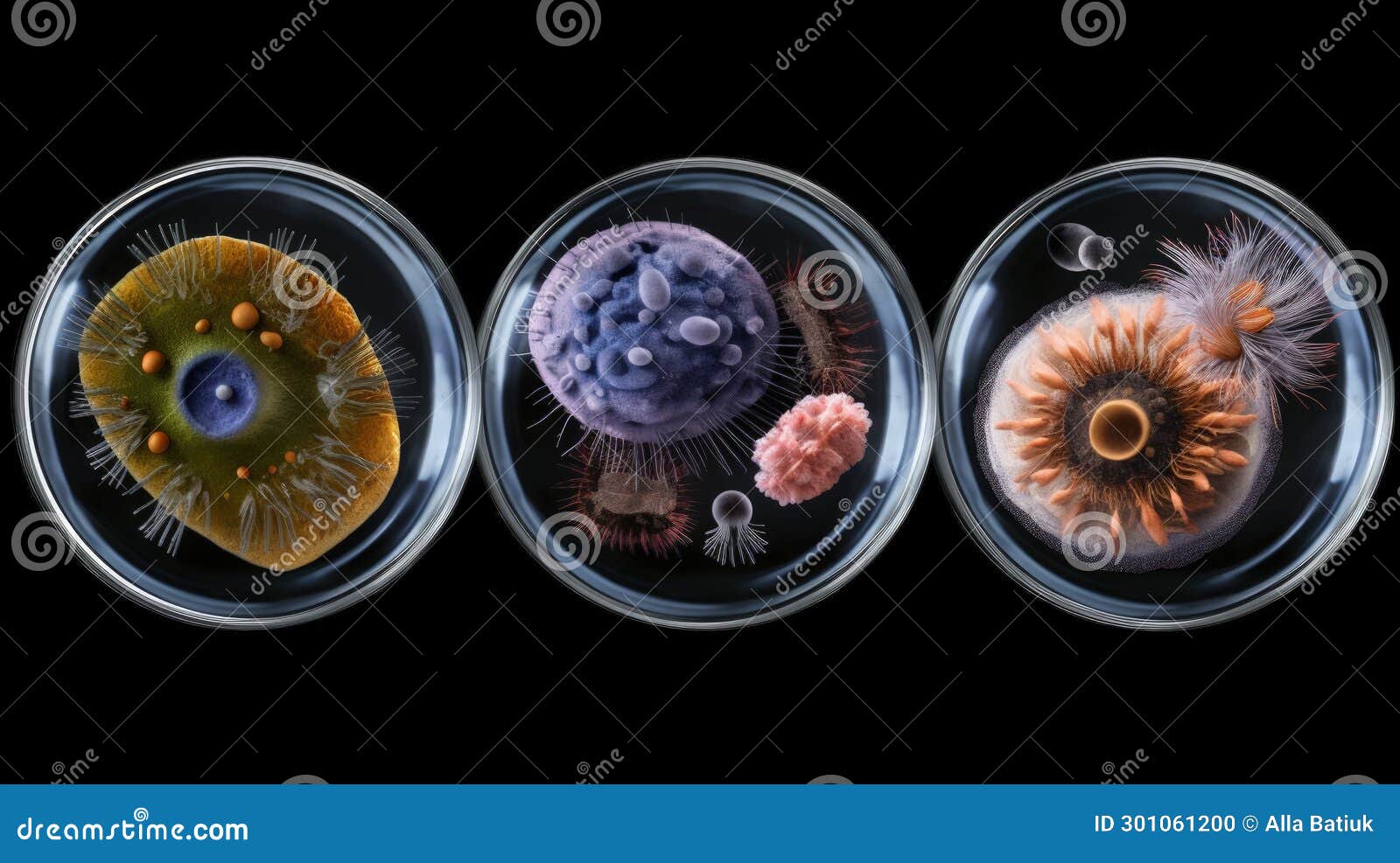 Bacteria, Microscopic Unicellular Organisms, Microorganism, Under ...