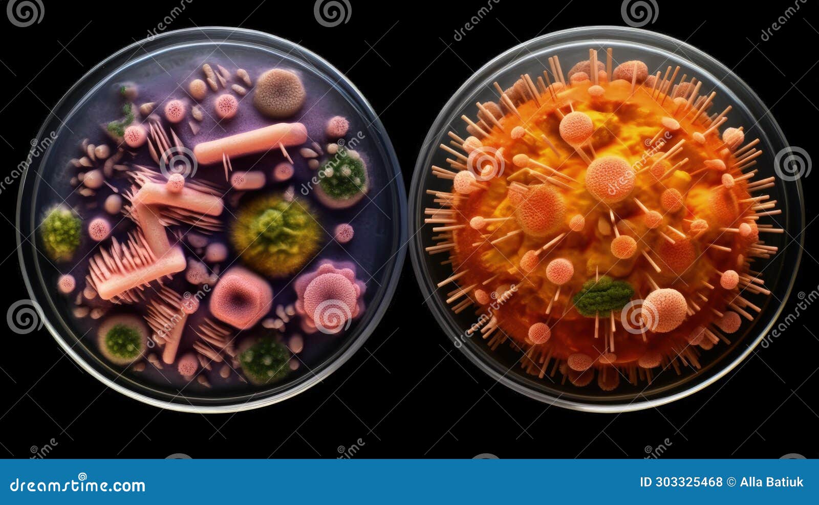 Bacteria, Microscopic Unicellular Organisms, Microorganism, Under ...