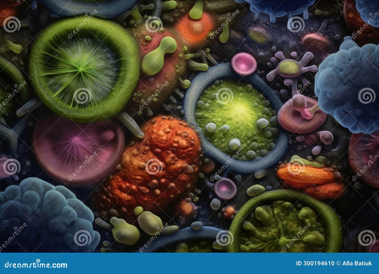 Bacteria, Microscopic Unicellular Organisms, Microorganism, Under ...