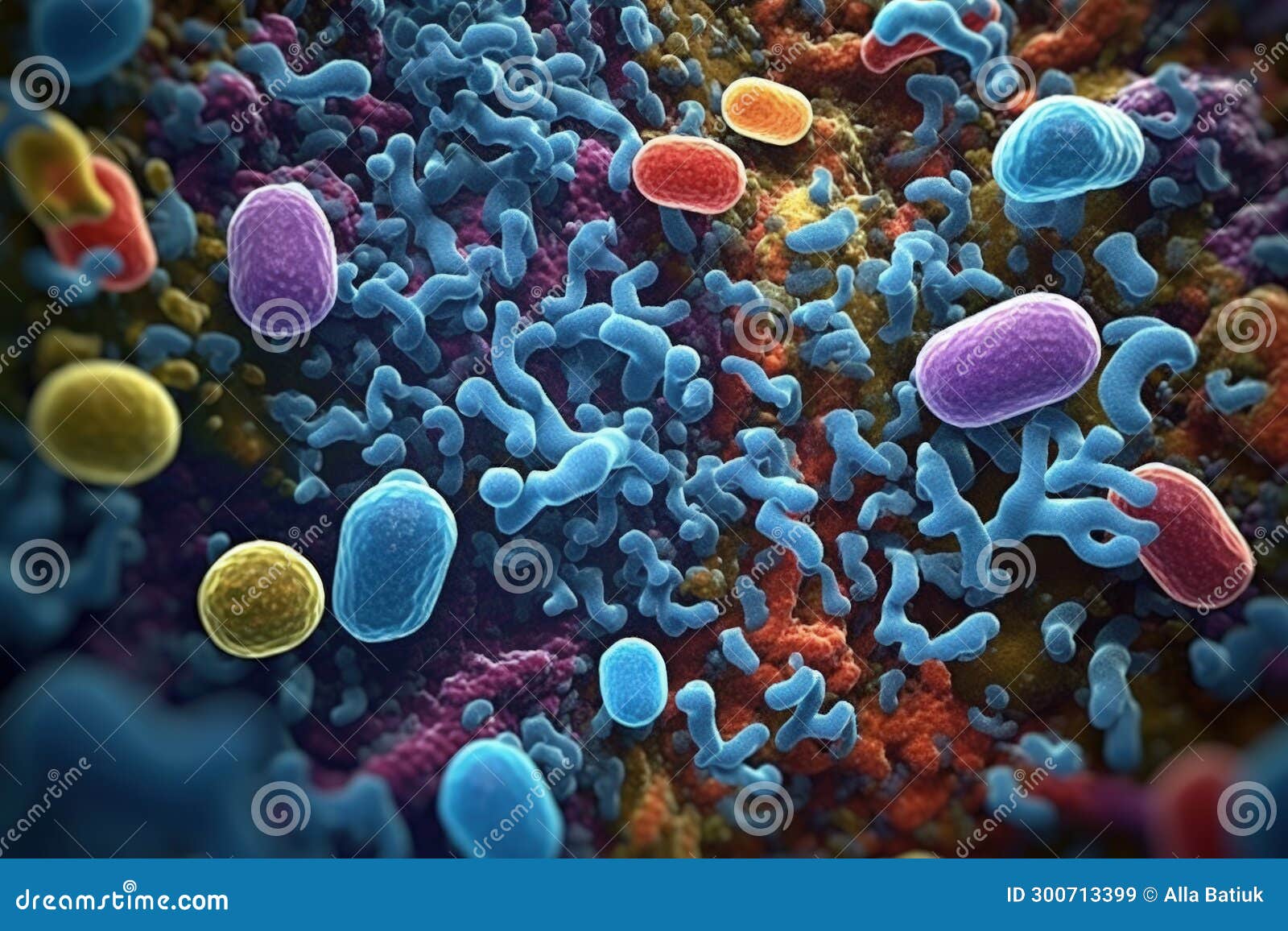 Bacteria, Microscopic Unicellular Organisms, Microorganism, Under ...