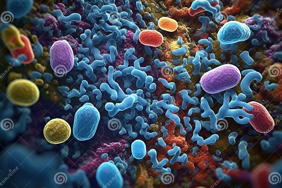 Bacteria, Microscopic Unicellular Organisms, Microorganism, Under ...