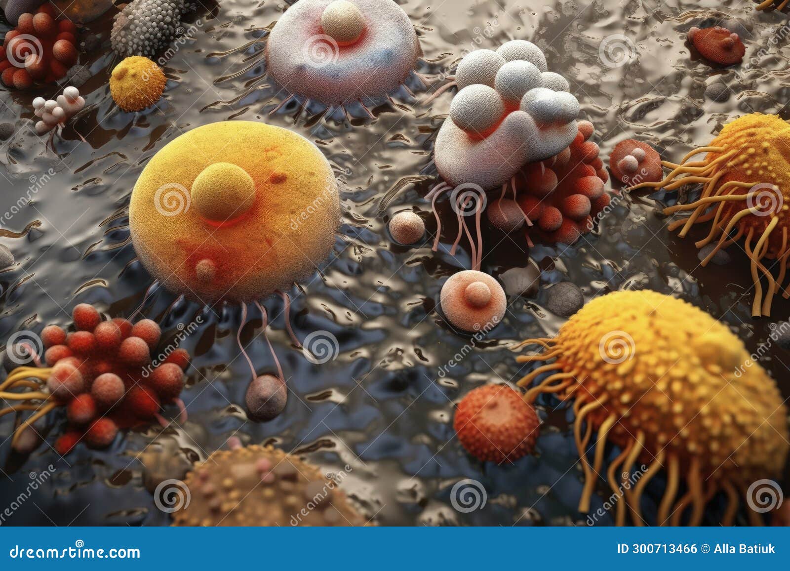Bacteria, Microscopic Unicellular Organisms, Microorganism, Under ...