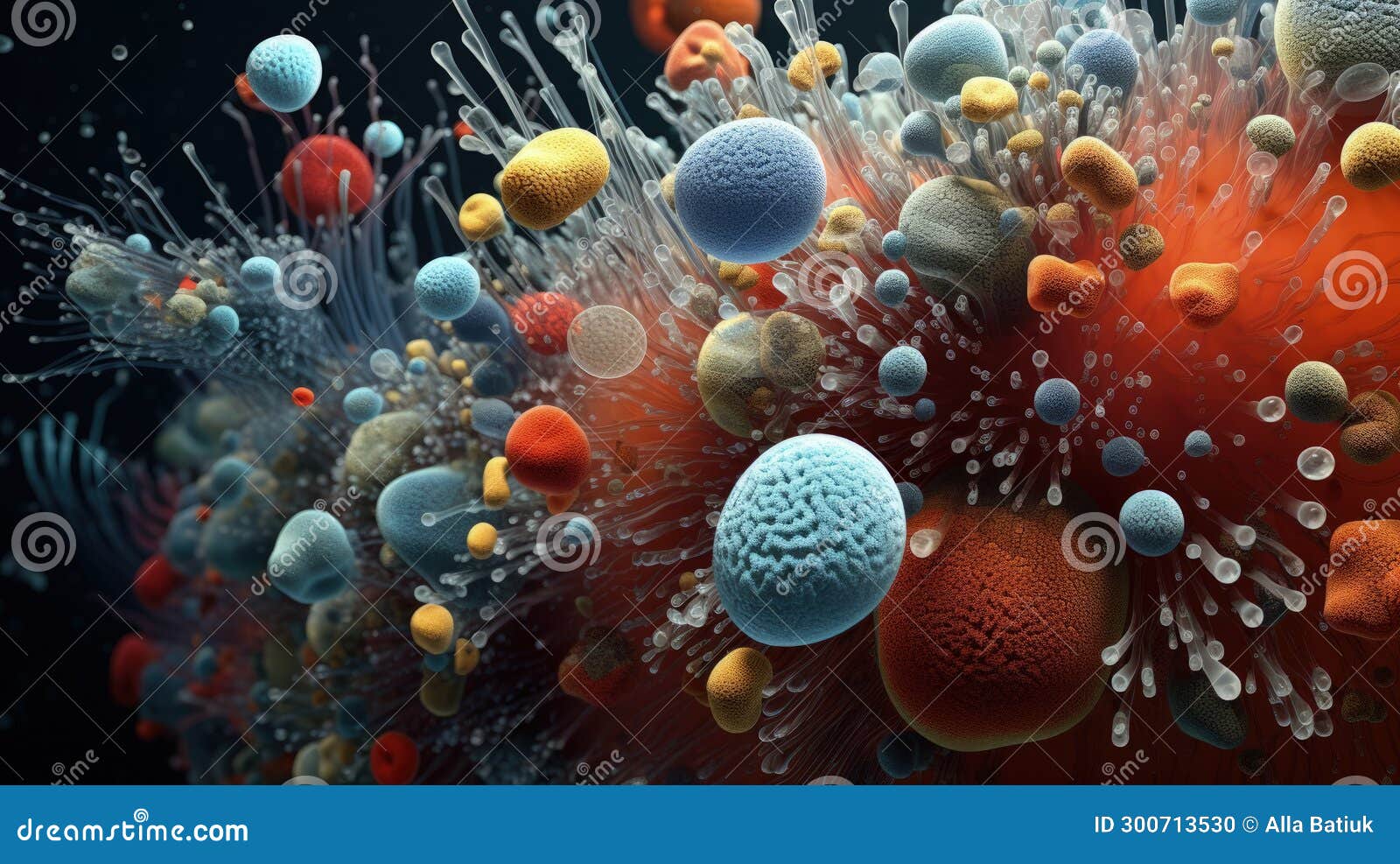 Bacteria, Microscopic Unicellular Organisms, Microorganism, Under ...
