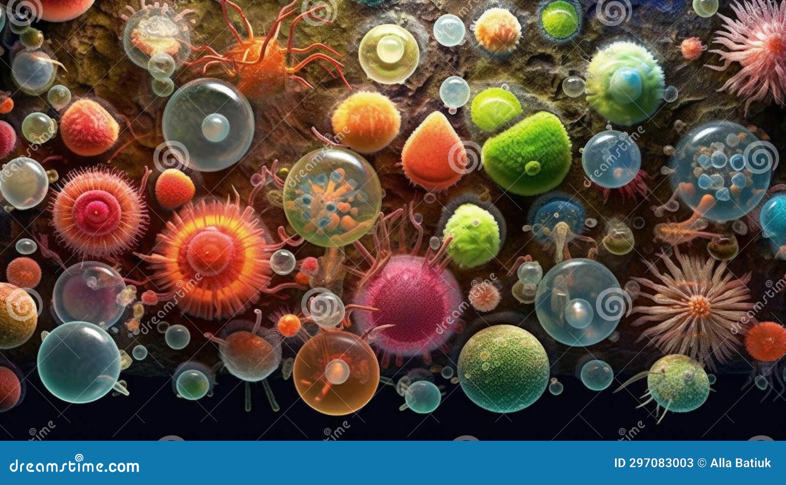 Bacteria, Microscopic Unicellular Organisms, Microorganism, Under ...