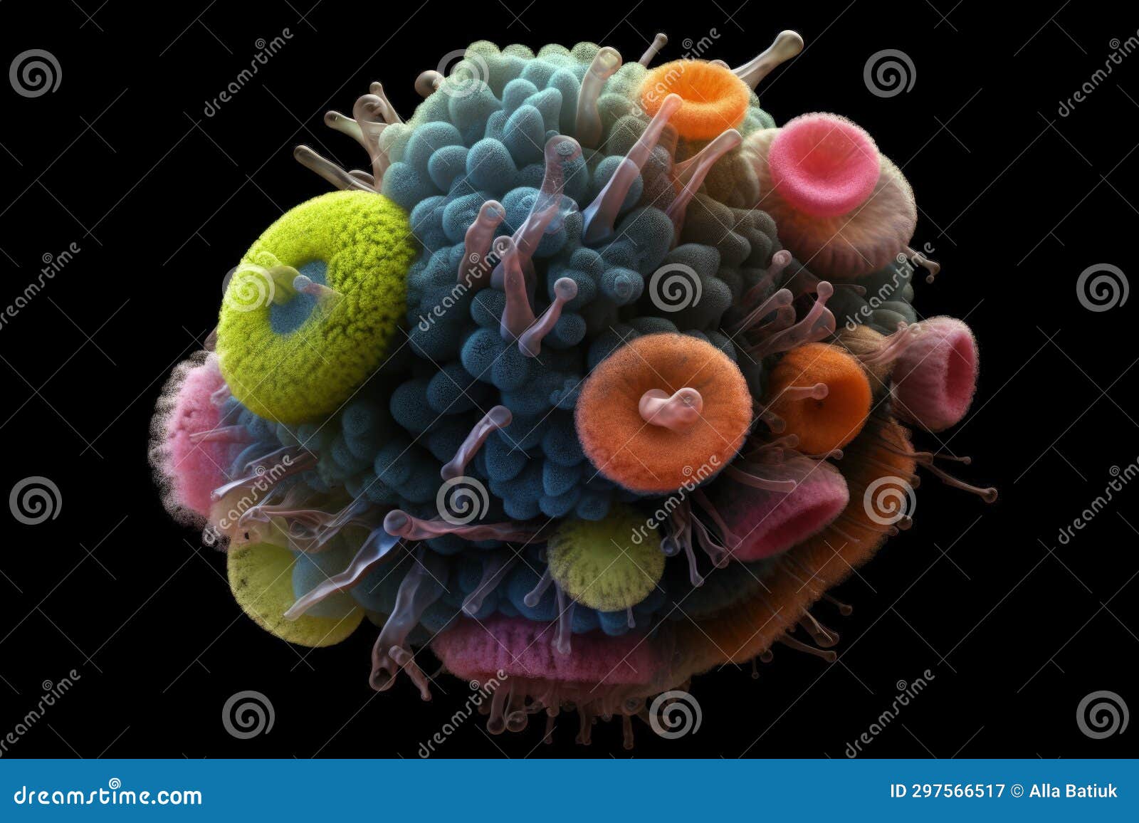 Bacteria, Microscopic Unicellular Organisms, Microorganism, Under ...