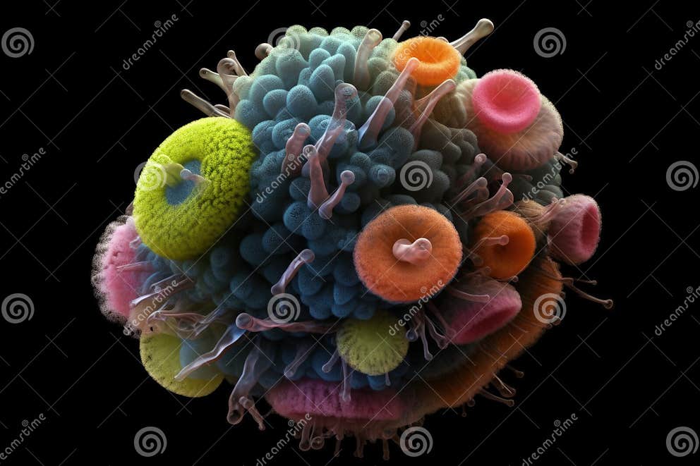 Bacteria, Microscopic Unicellular Organisms, Microorganism, Under ...